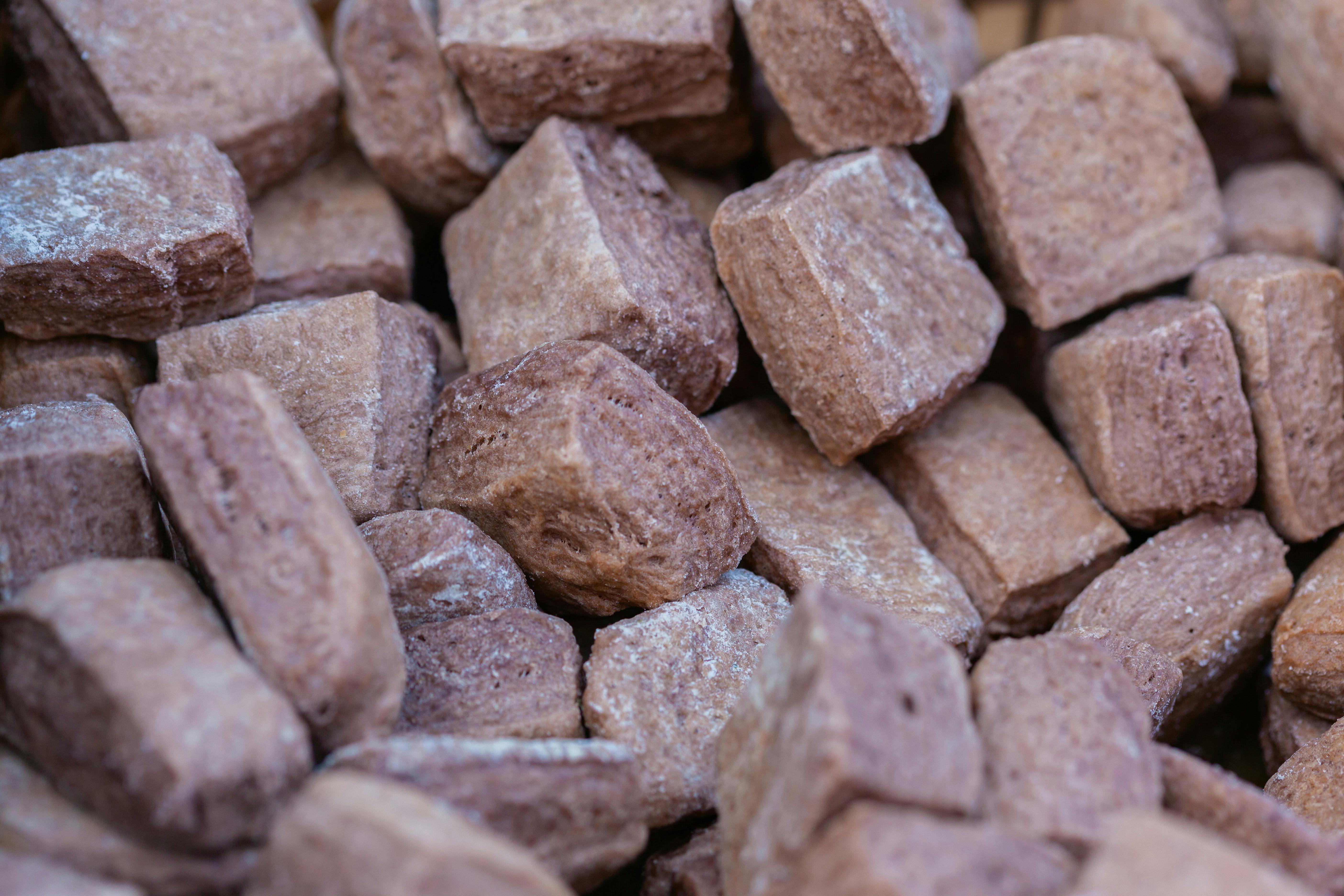 Close up of Pink Cube Shape Stones · Free Stock Photo