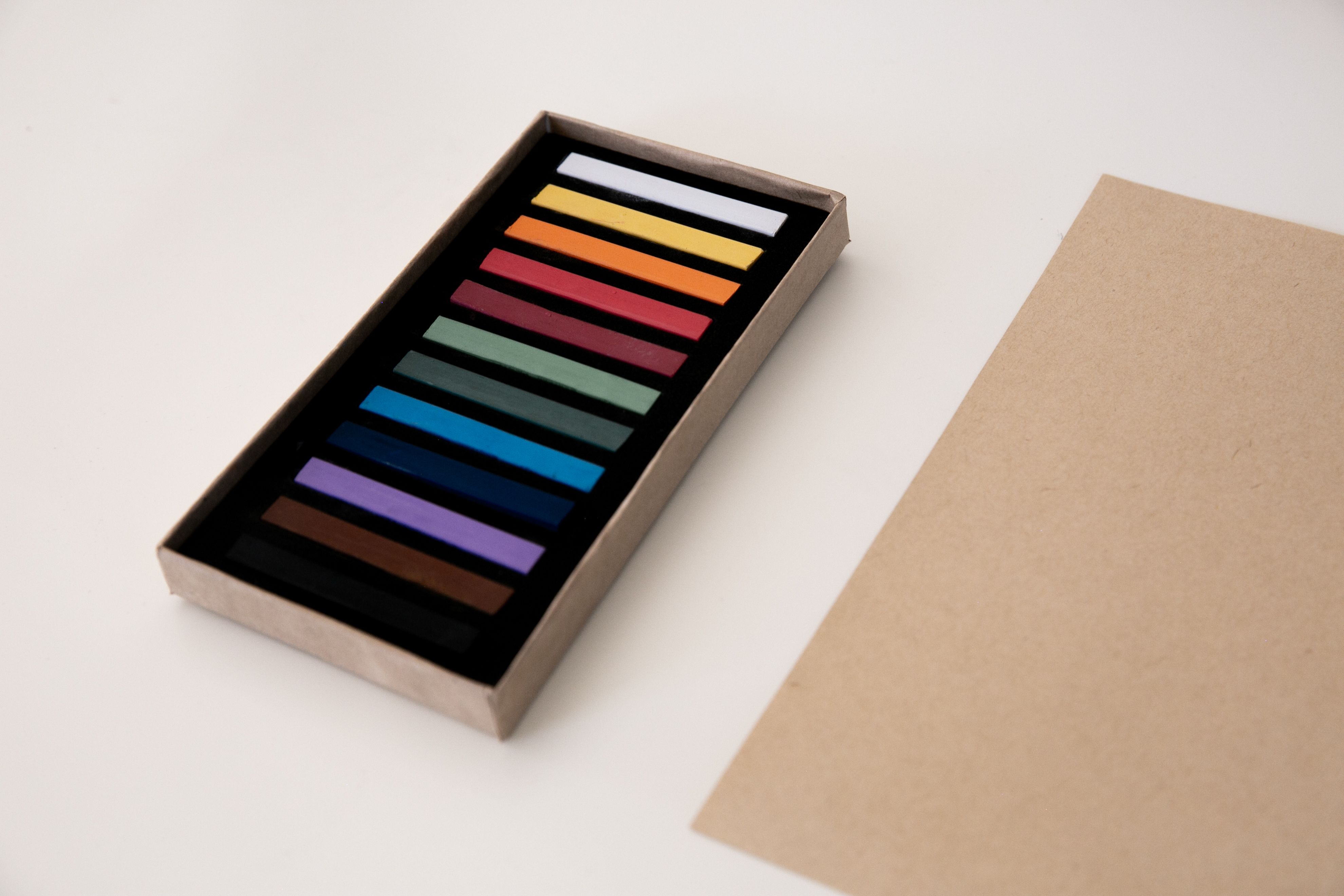 A Series of Multi-colored V Shape Strips · Free Stock Photo