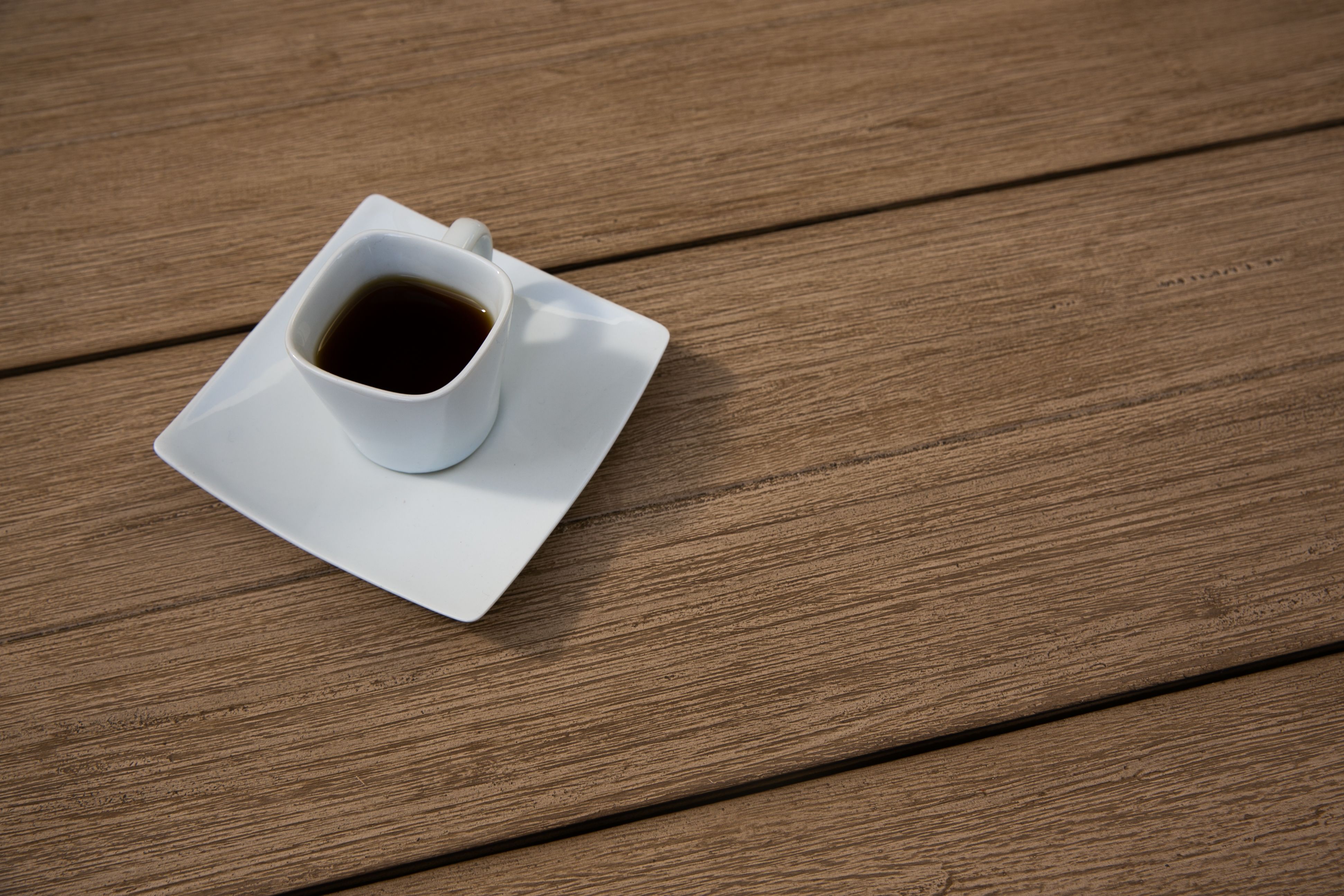 Photo of a Saucer with a Hot Beverage on top of a Wooden Surface · Free ...