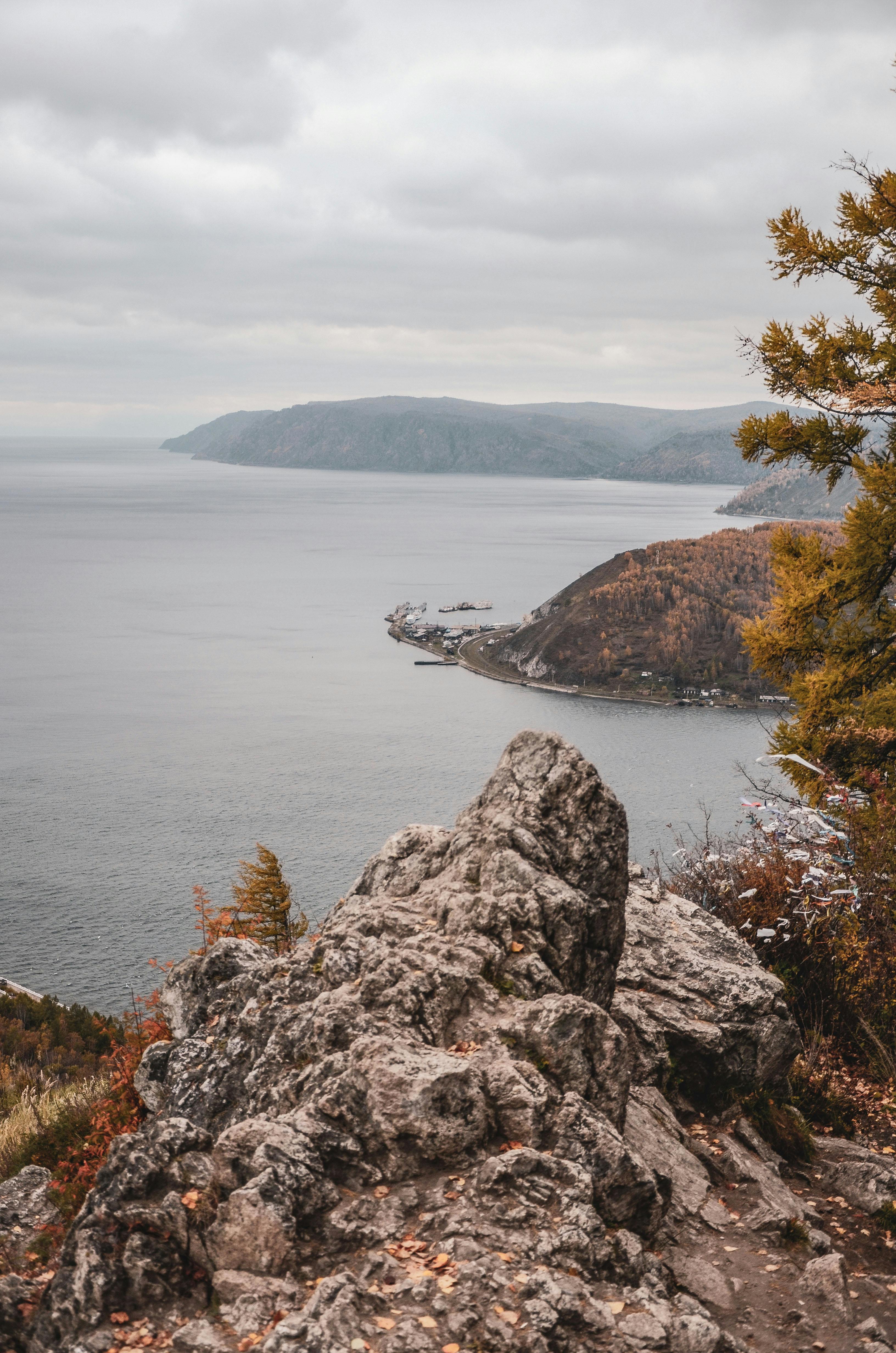 Rock Formation on Cliff on Seashore · Free Stock Photo