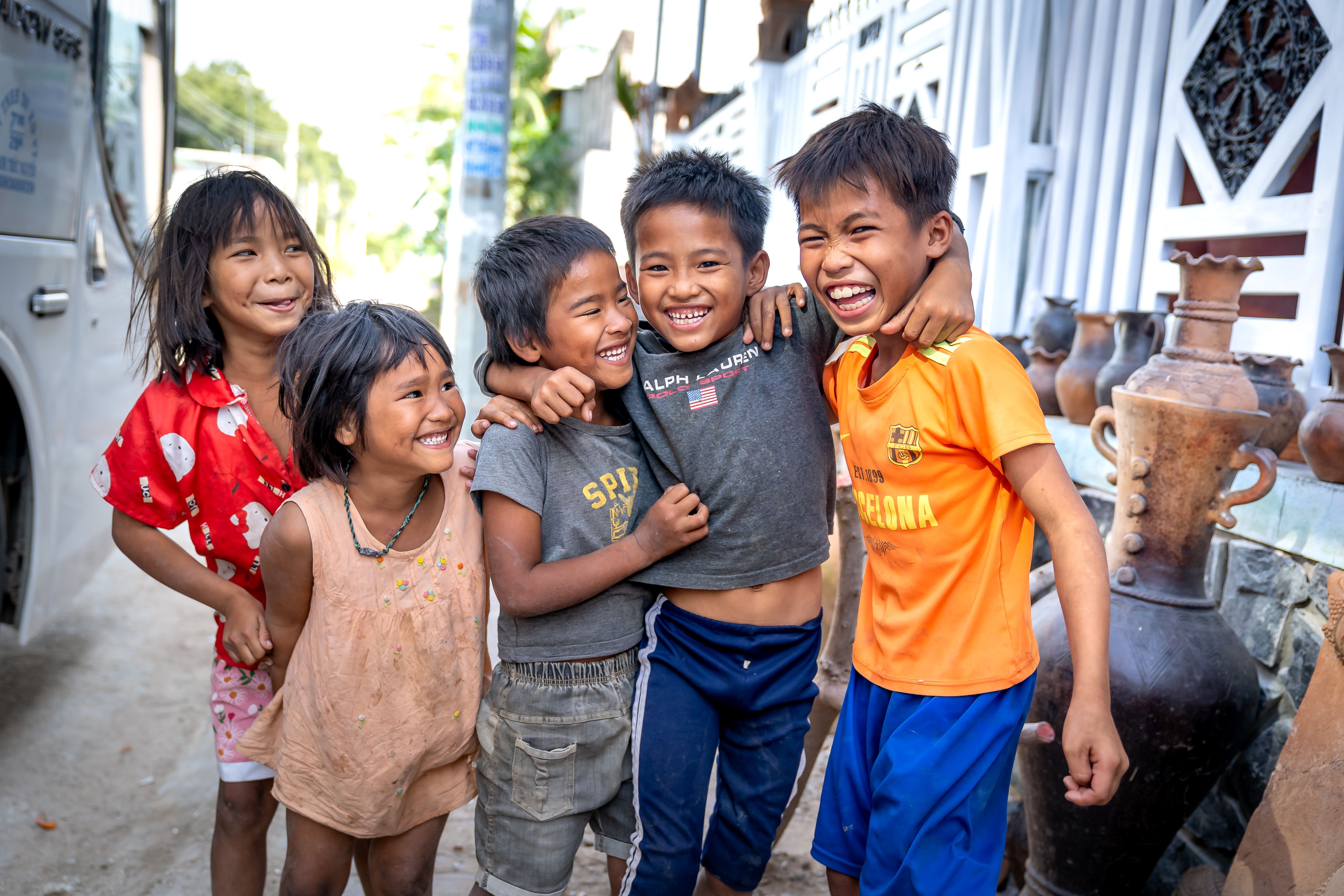 Children with their Happy Faces · Free Stock Photo