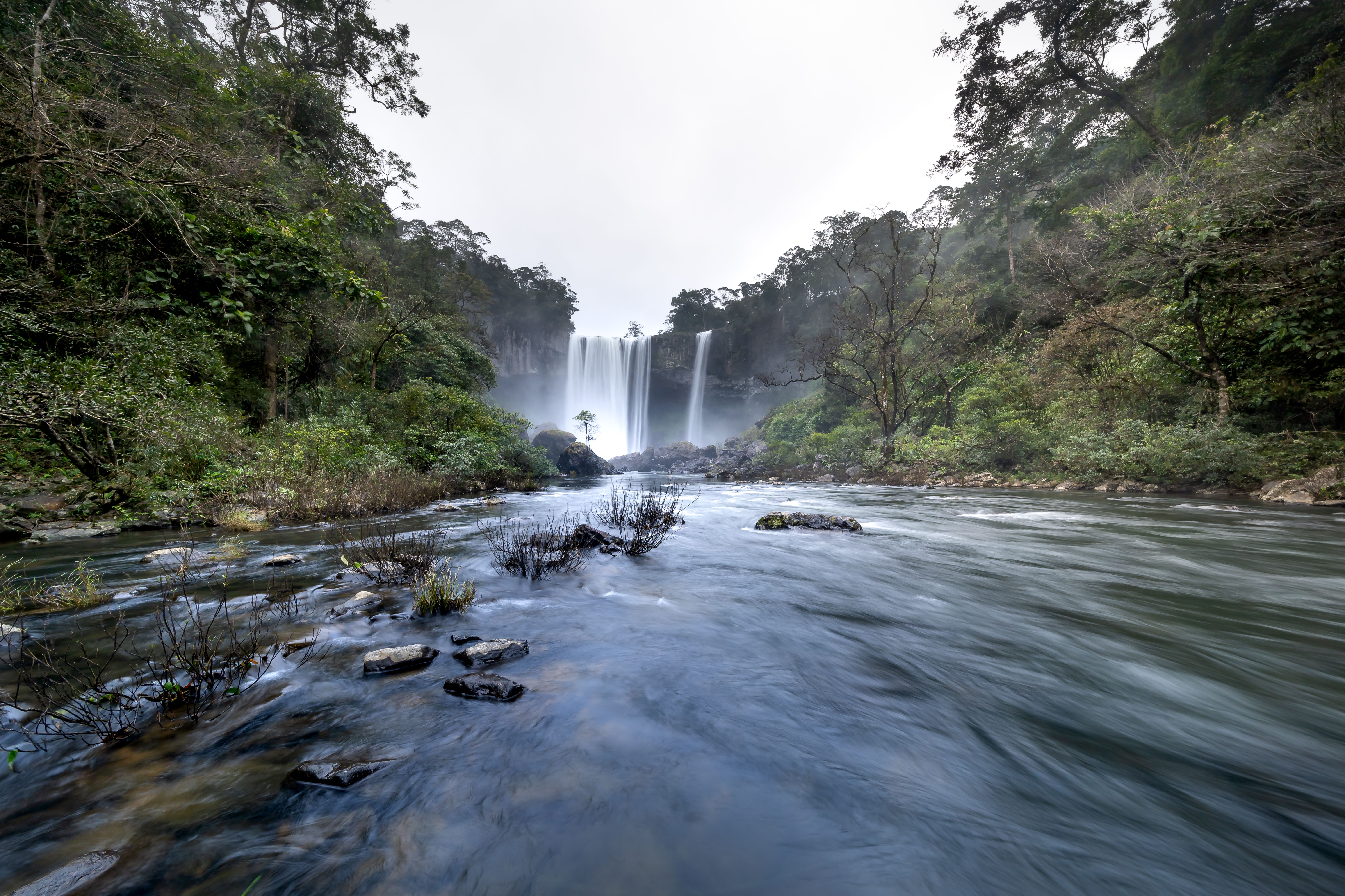 Long Exposure of a Waterfall · Free Stock Photo