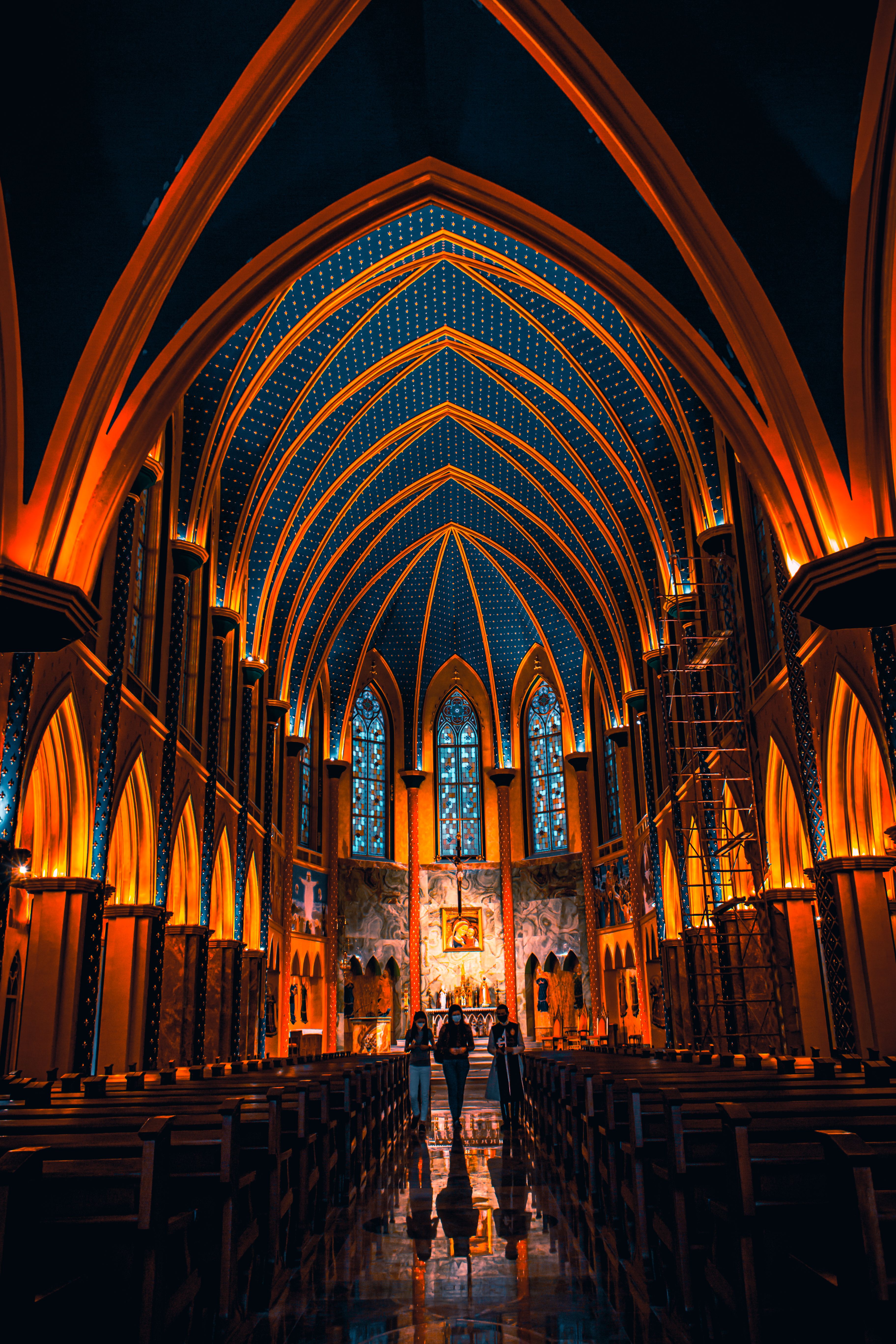 The Aisle Inside the Cathédrale La Major · Free Stock Photo