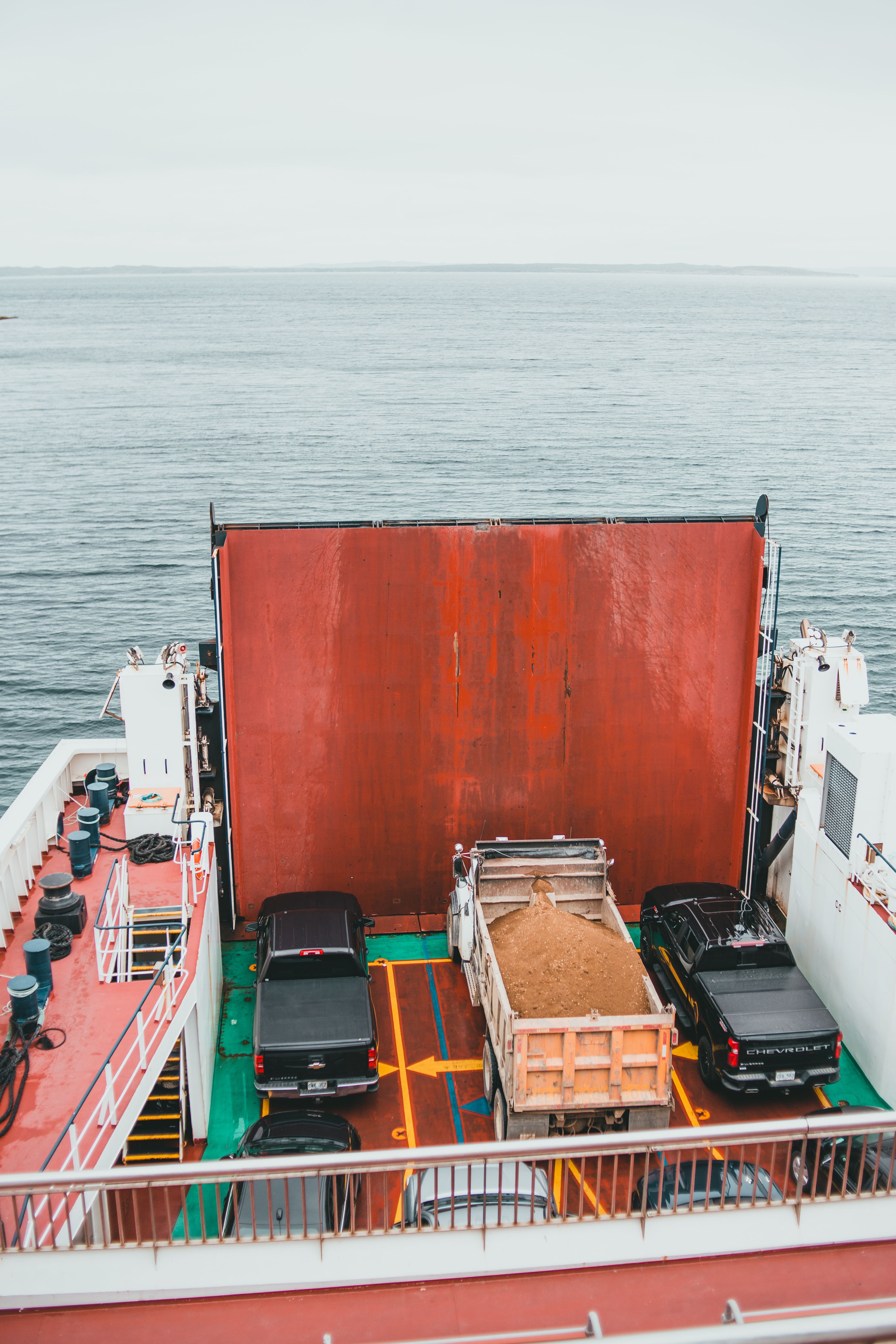 Cars Transported by Ferry · Free Stock Photo