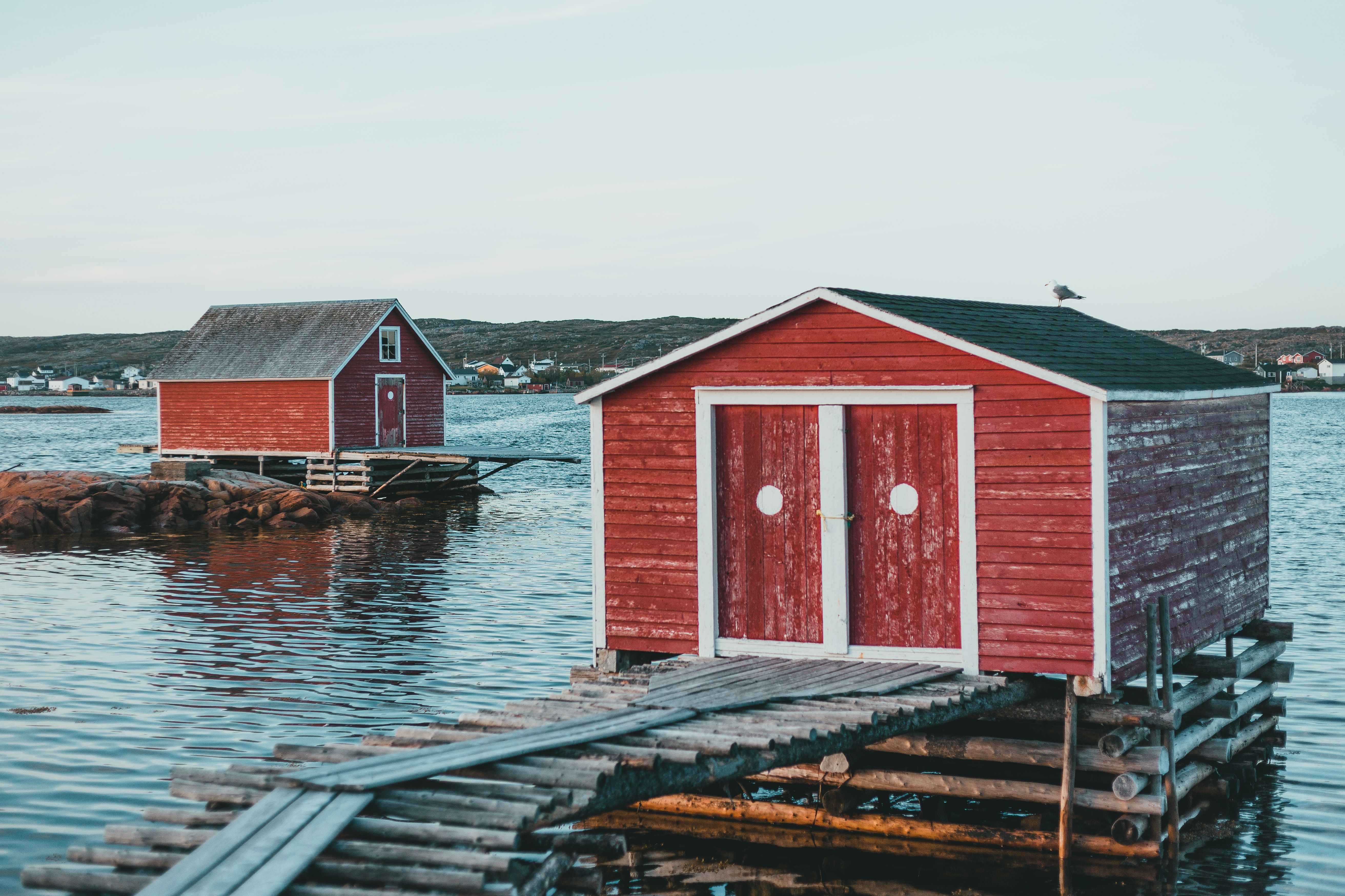 Wooden Houses on the Sea · Free Stock Photo