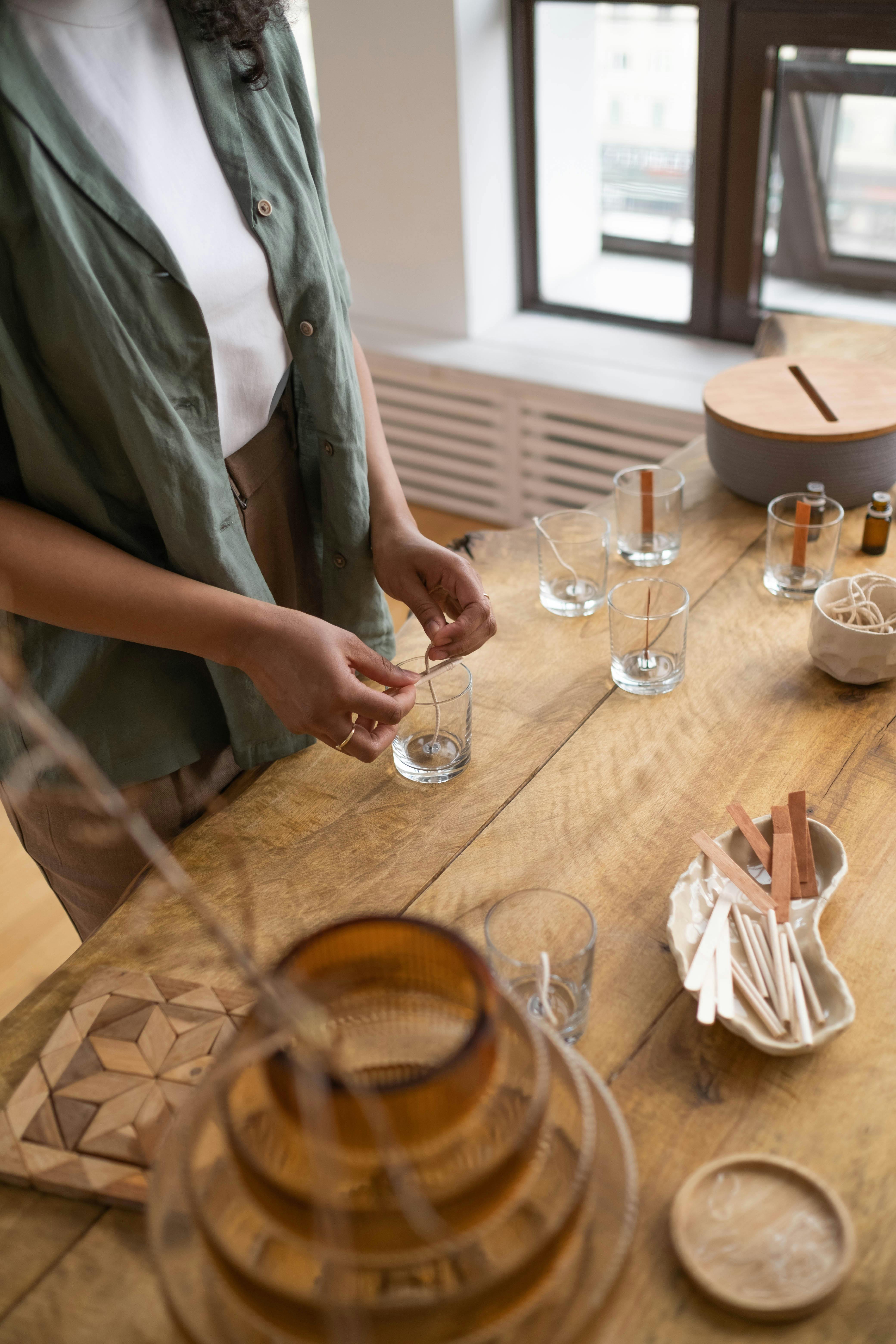 A Woman Standing Near the Table · Free Stock Photo