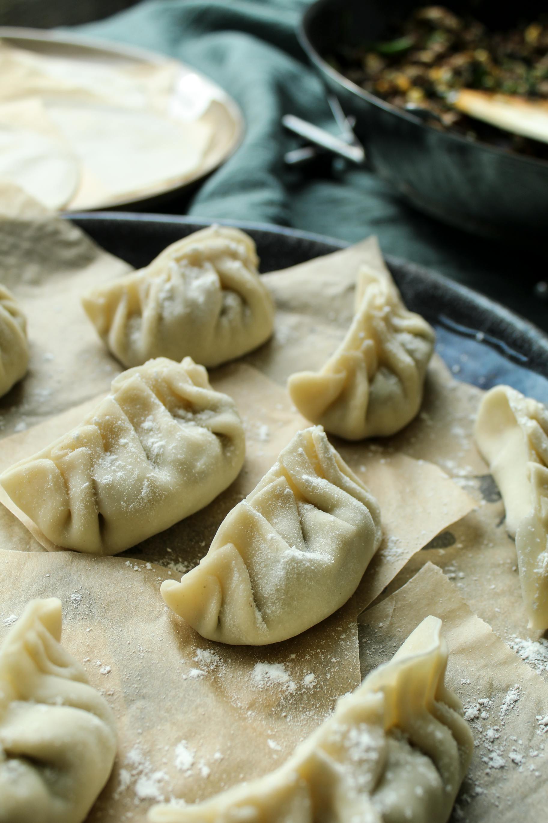 Close-Up Shot of Yummy Dumplings · Free Stock Photo