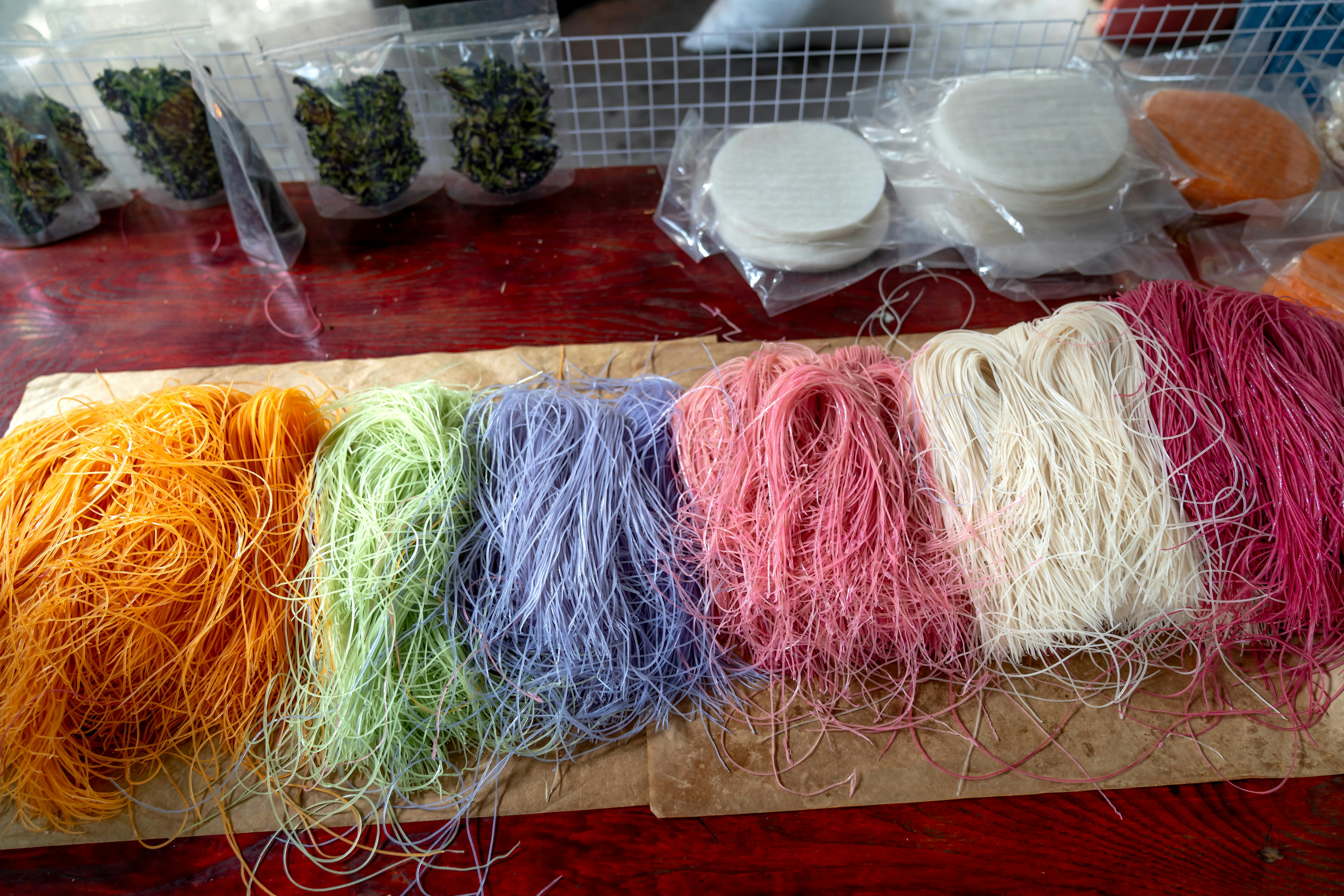 Colorful Cotton Strings · Free Stock Photo