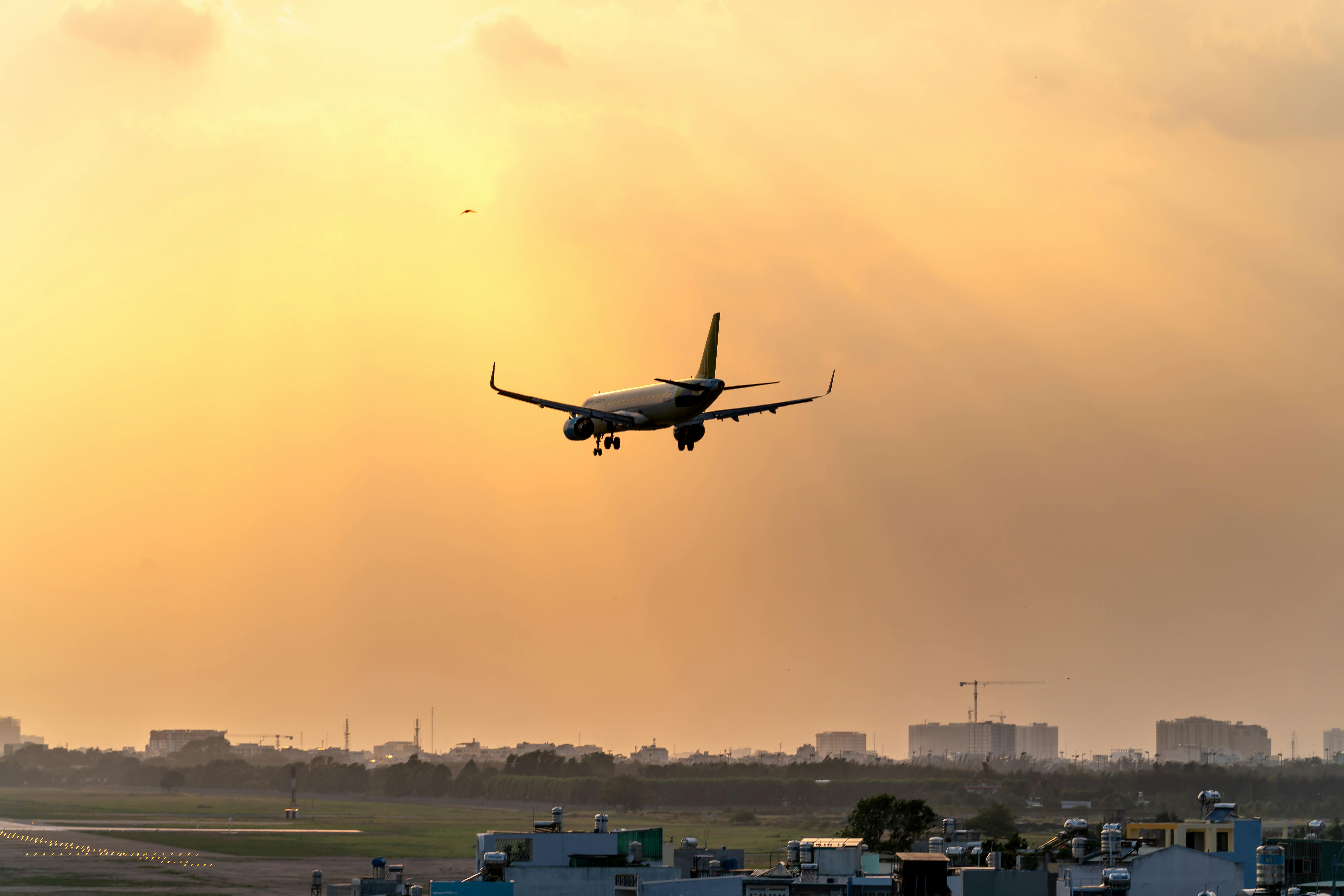 Dusk and Dawn Flight on Air · Free Stock Photo