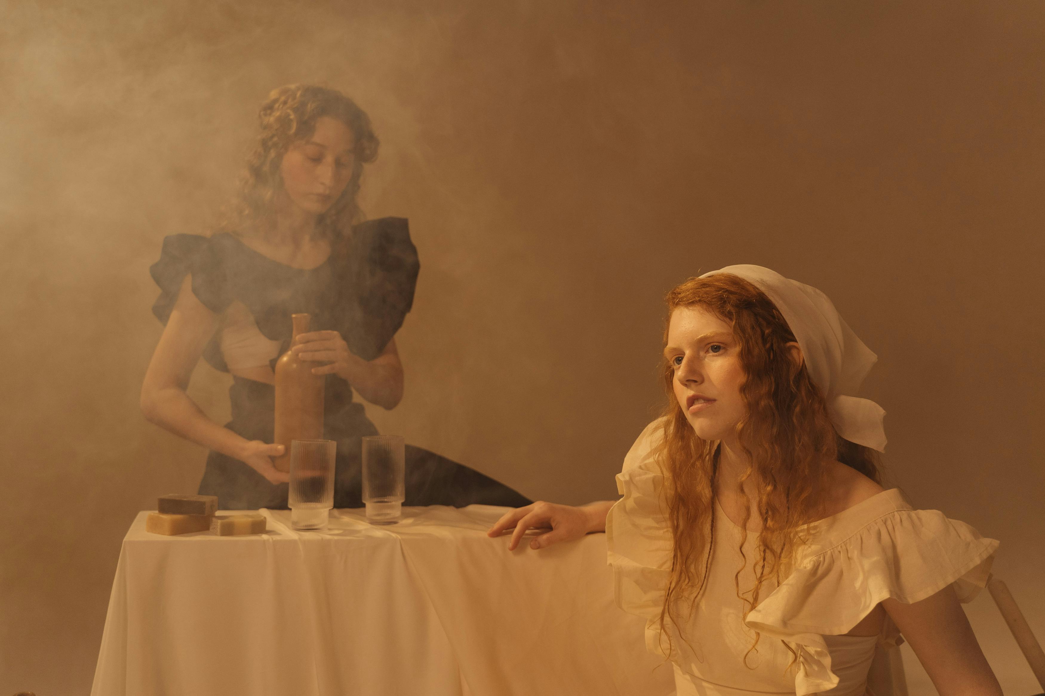 Three Women In A Steam Room · Free Stock Photo
