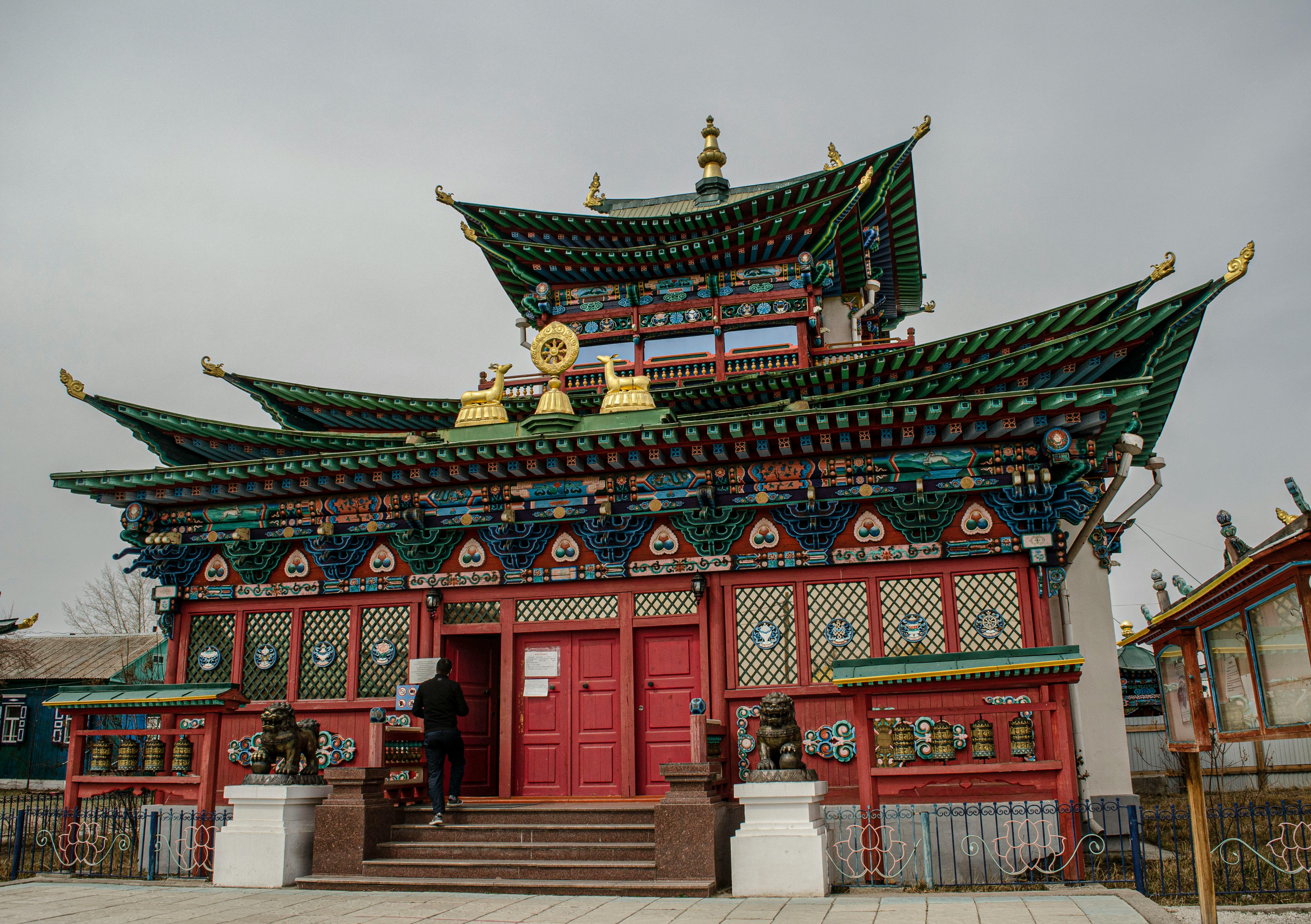 Clouds over Temple · Free Stock Photo