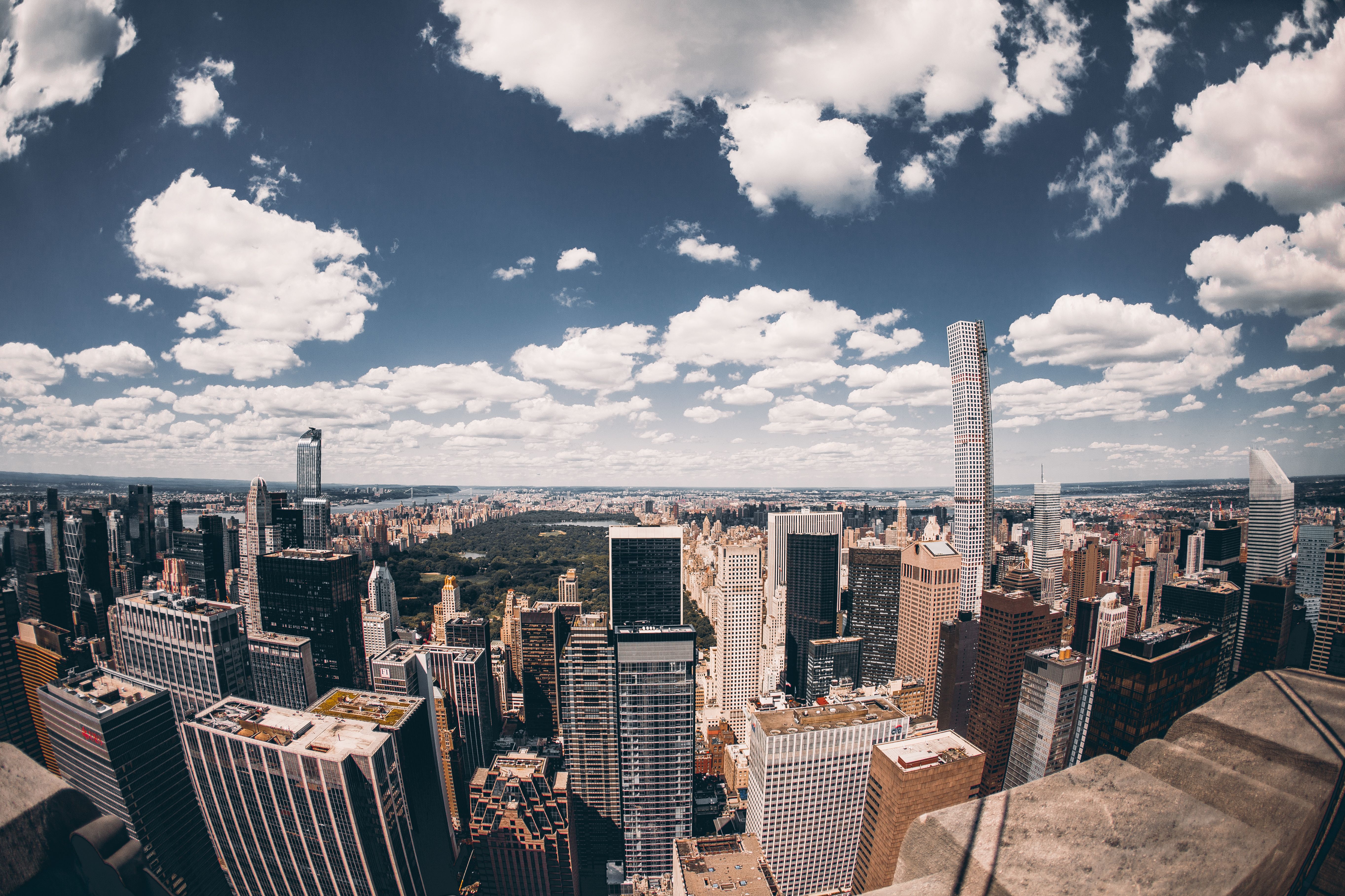 Aerial Shot of City Buildings · Free Stock Photo