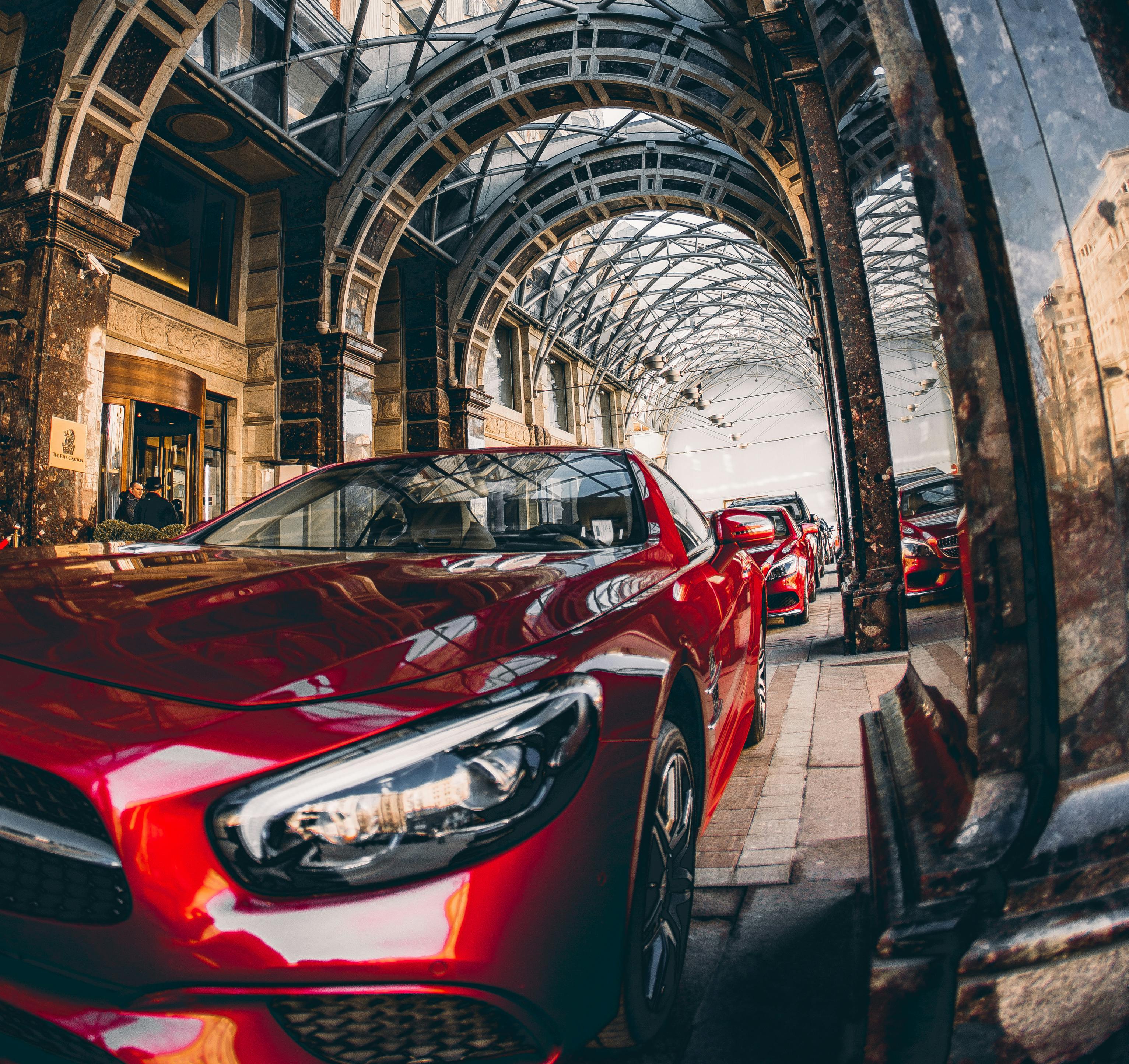 Architectural Design of a Building Used as Parking Area · Free Stock Photo