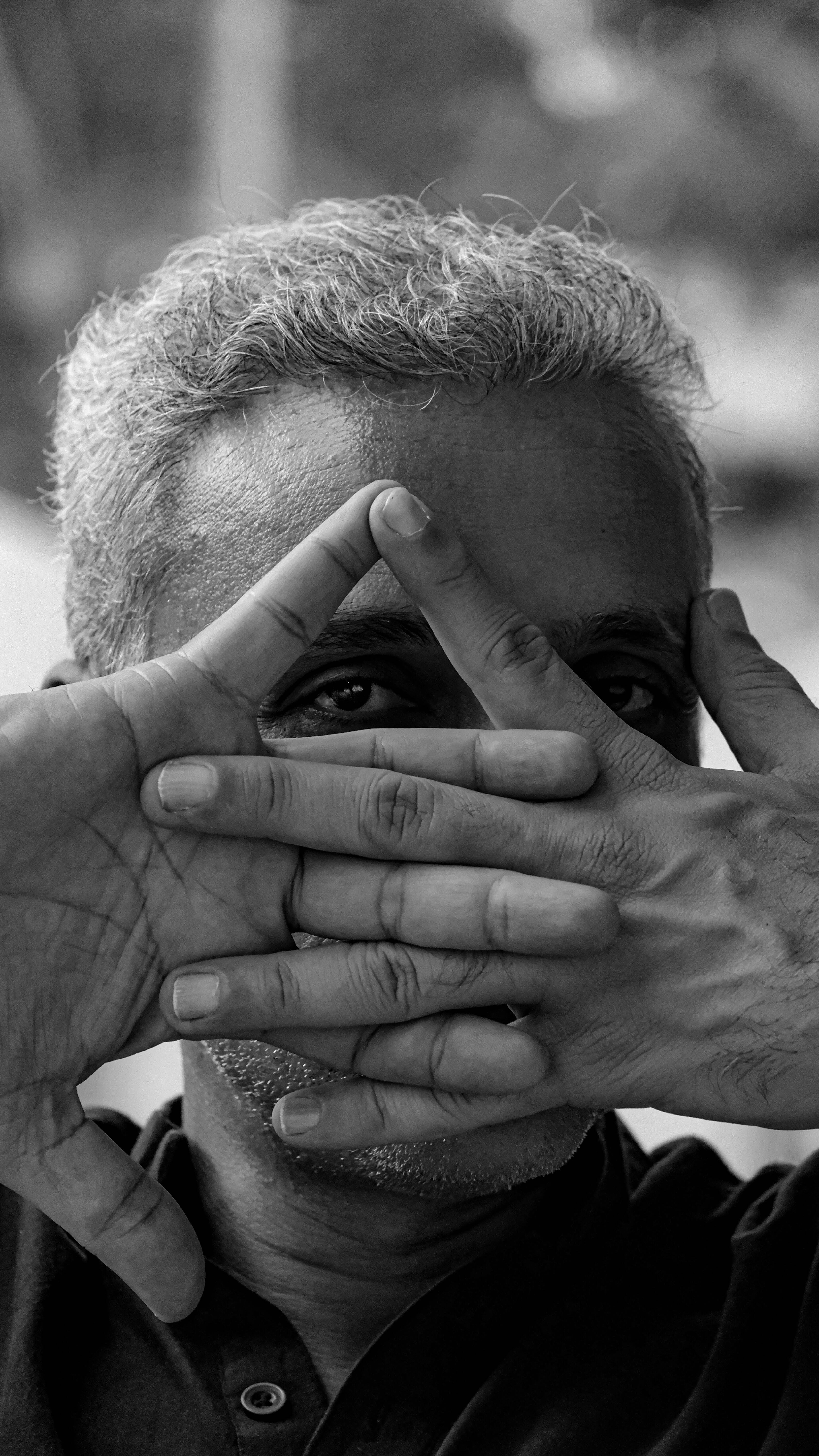 Grayscale Photo of a Man · Free Stock Photo