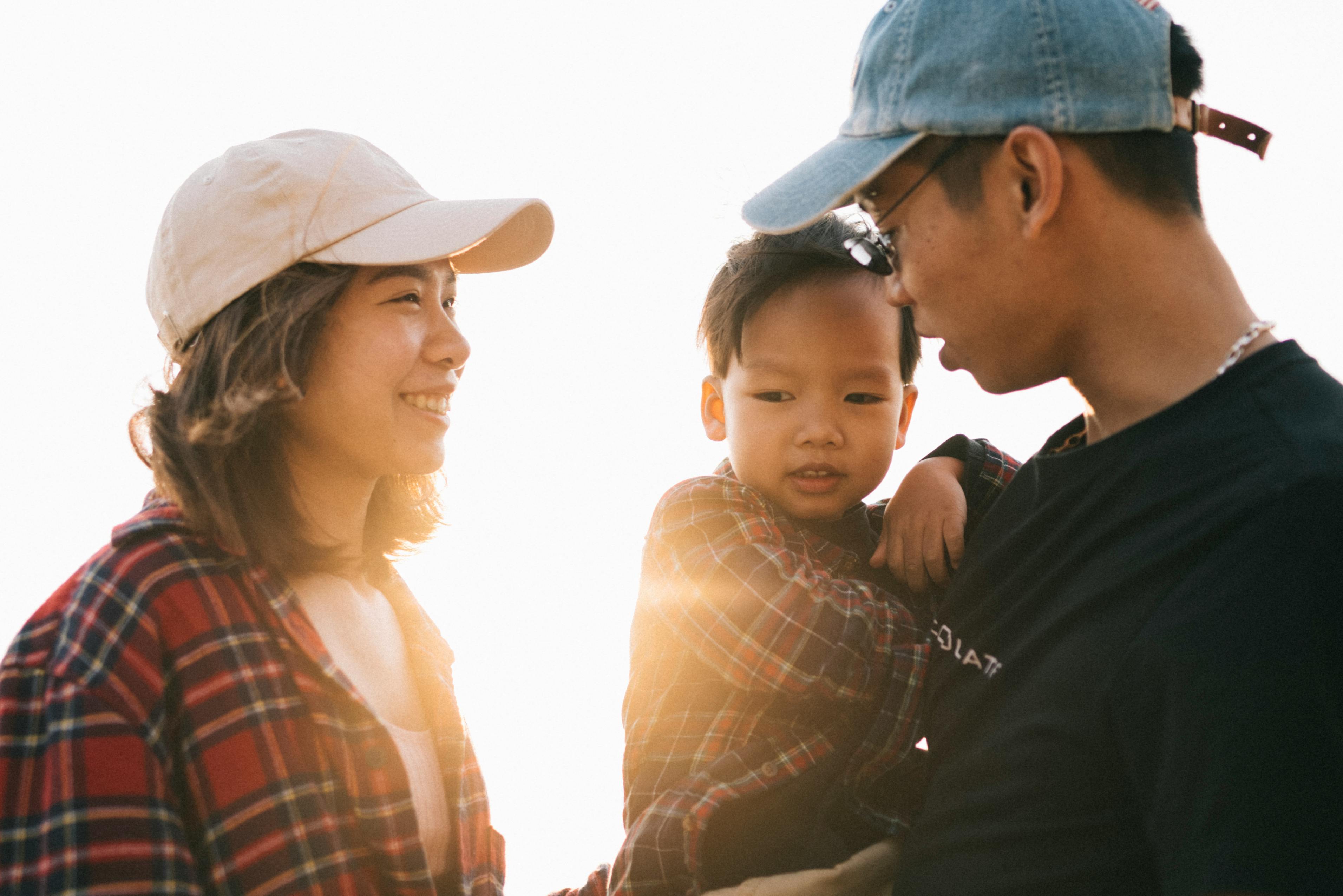 A Family Bonding Outdoors · Free Stock Photo