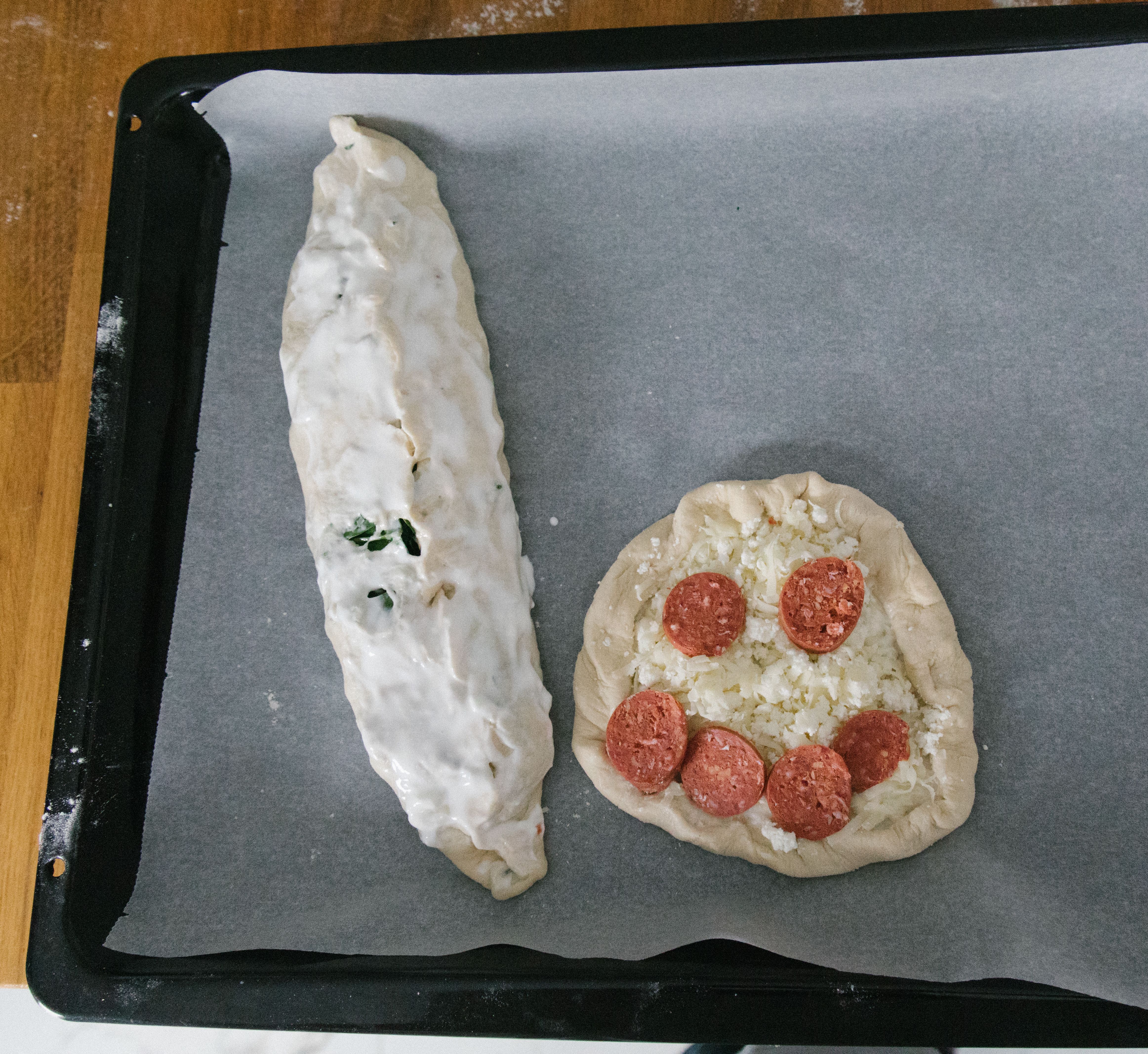 Turkish Pide with Toppings · Free Stock Photo