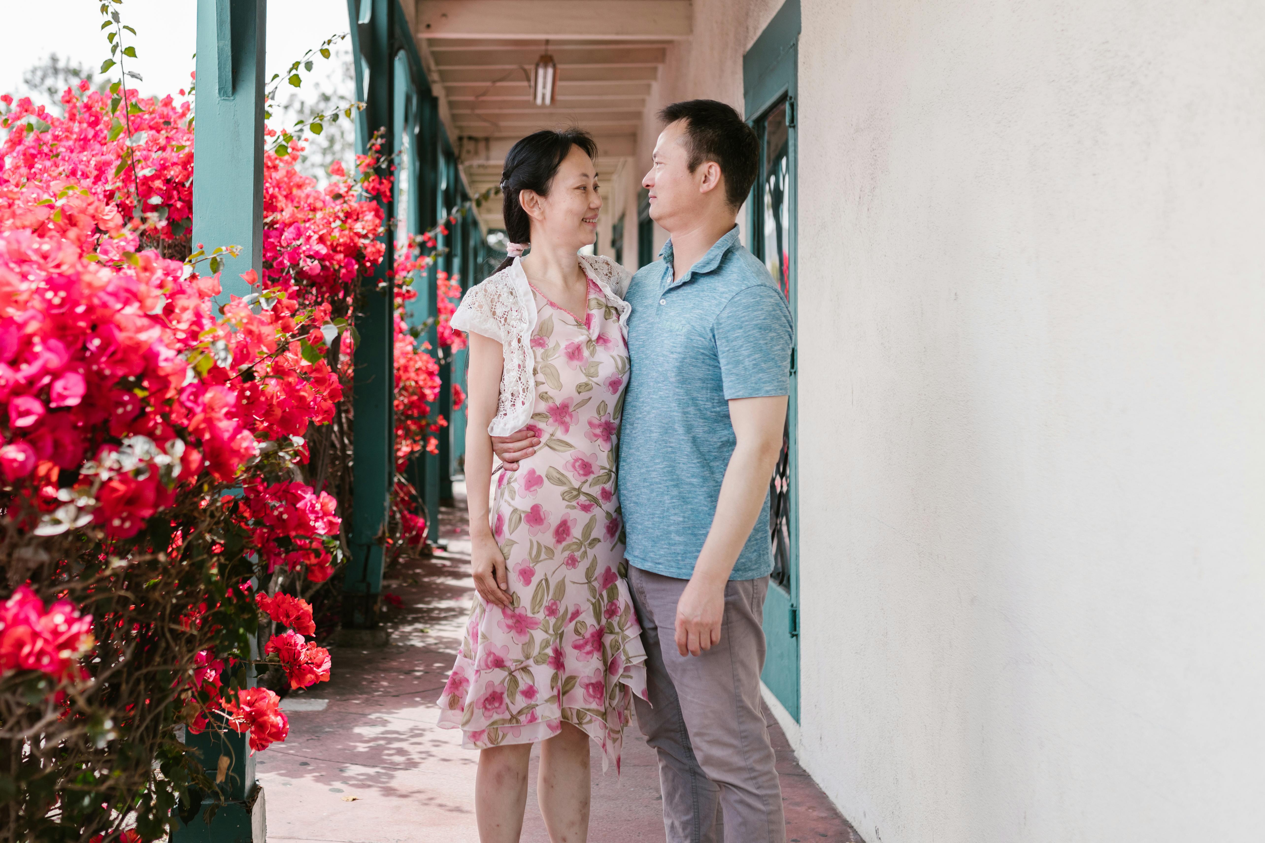 Woman Back Hugging Her Husband · Free Stock Photo