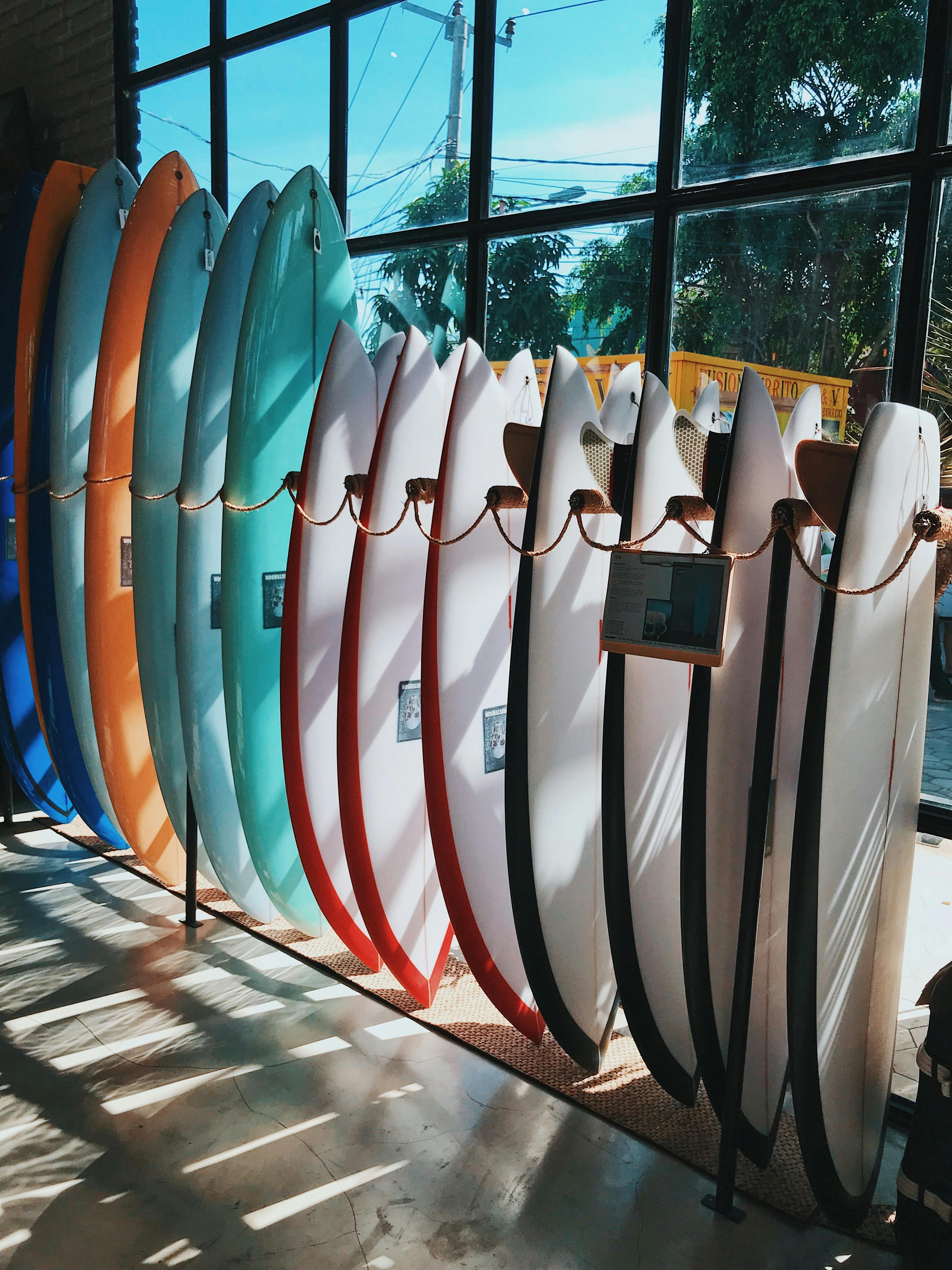 Rack with Surfboards · Free Stock Photo