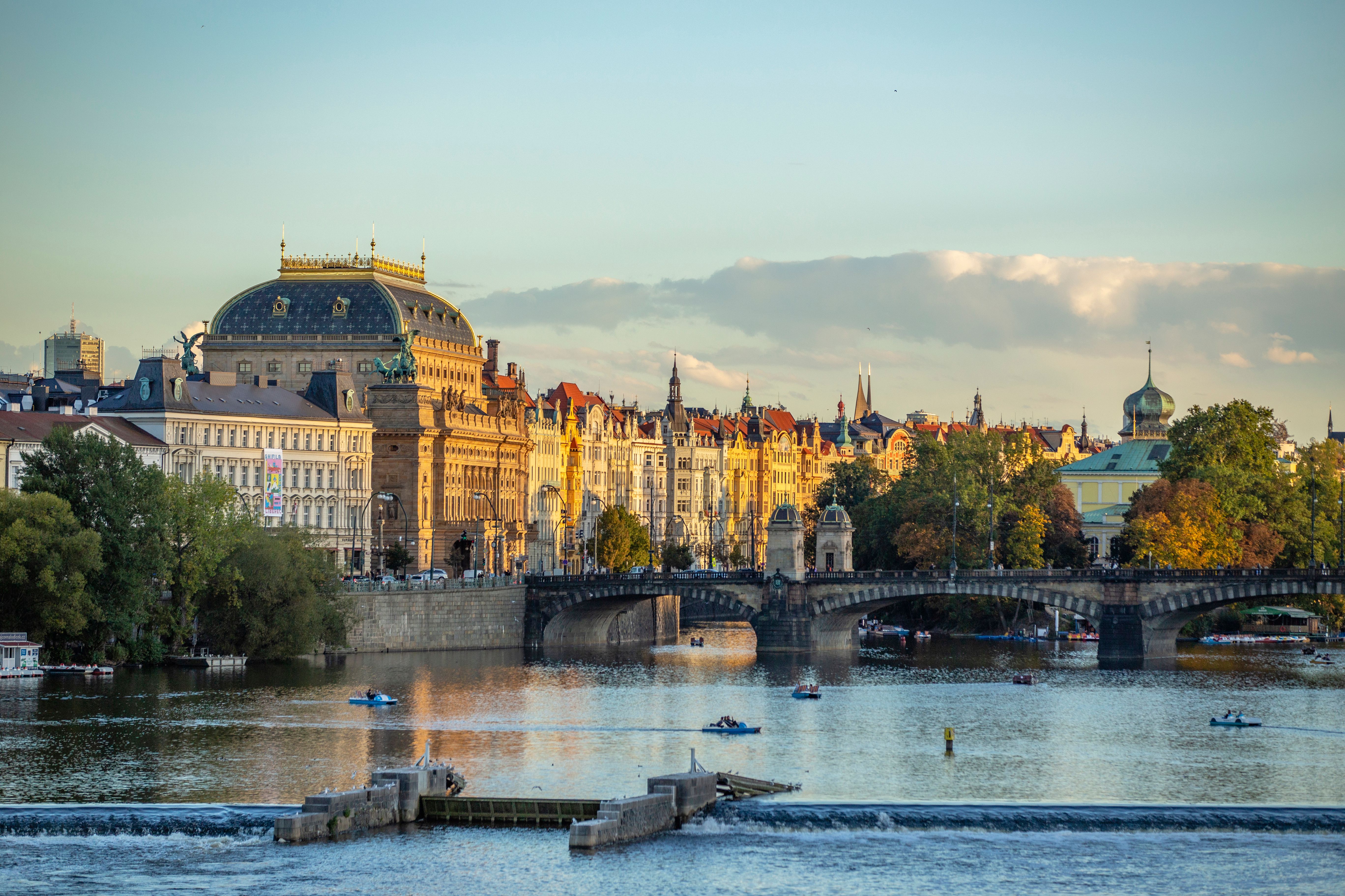 Bridge over a River in an Old Town · Free Stock Photo