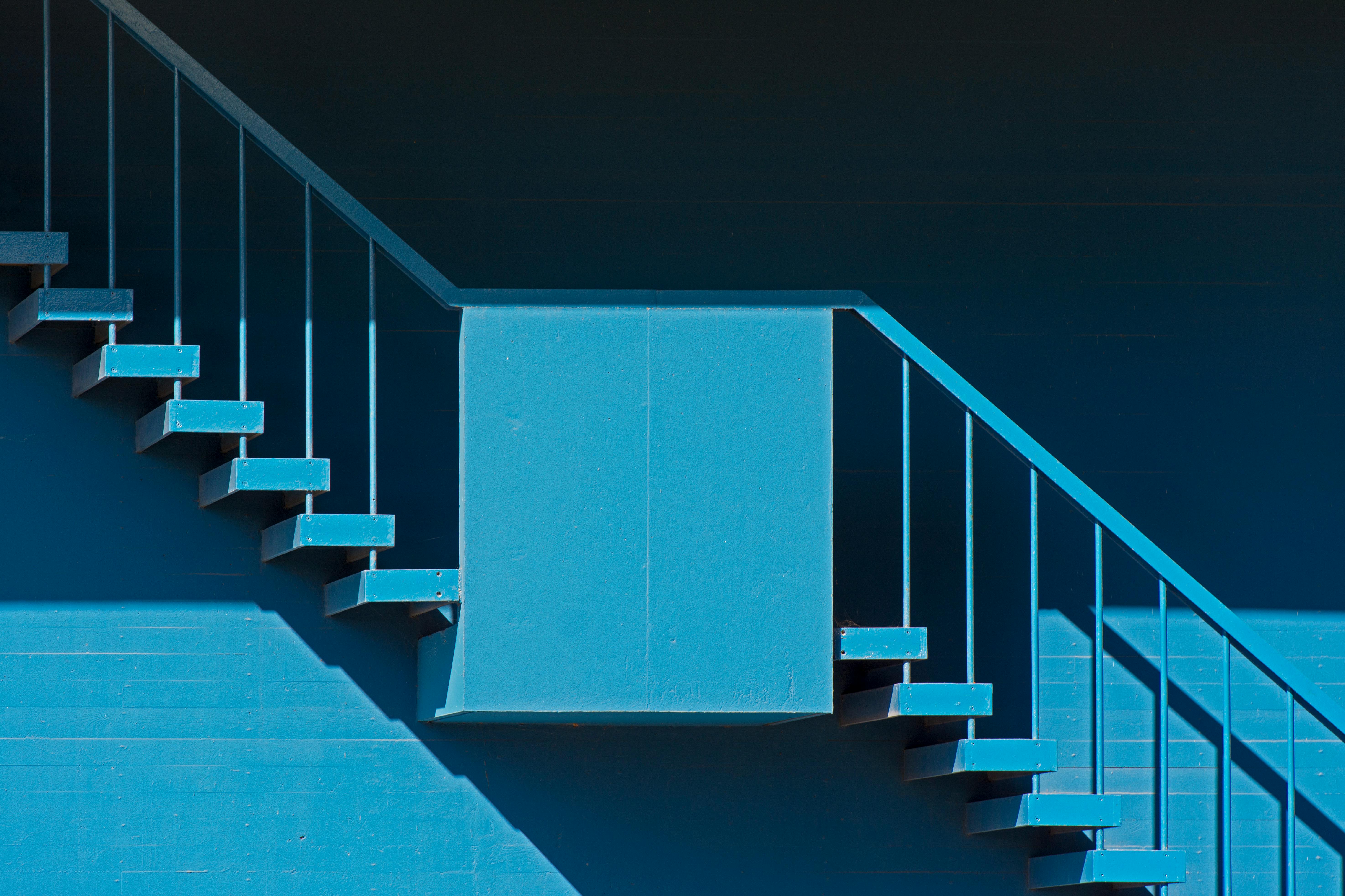 Stairs Grayscale Photography · Free Stock Photo