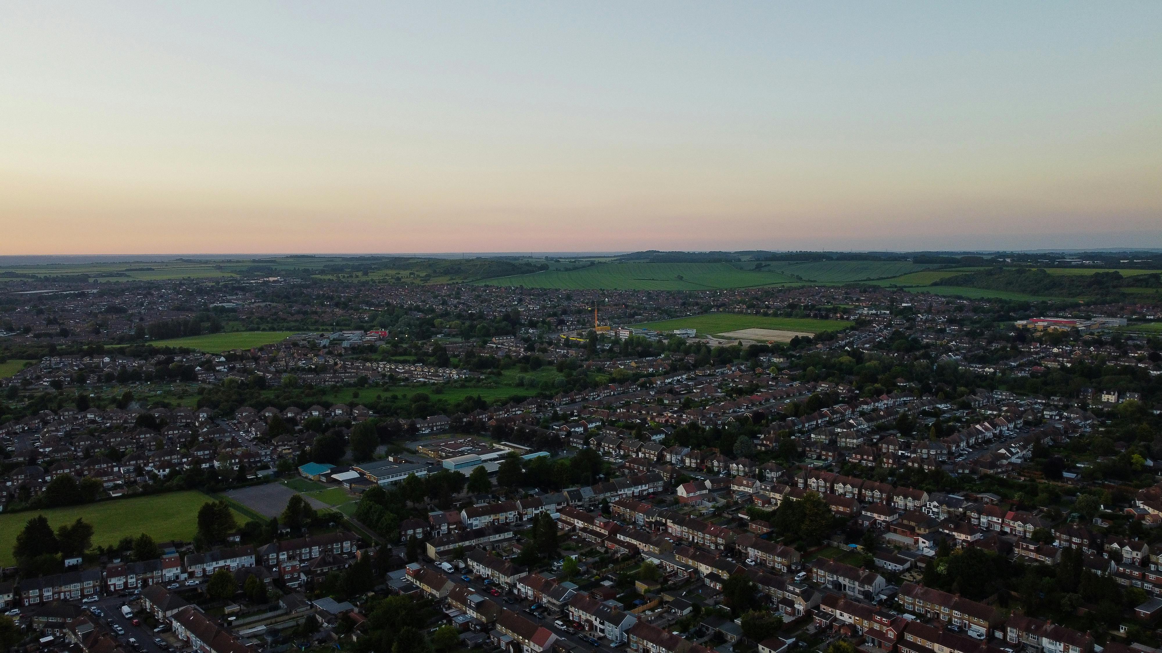 Aerial View of Sprawling City · Free Stock Photo