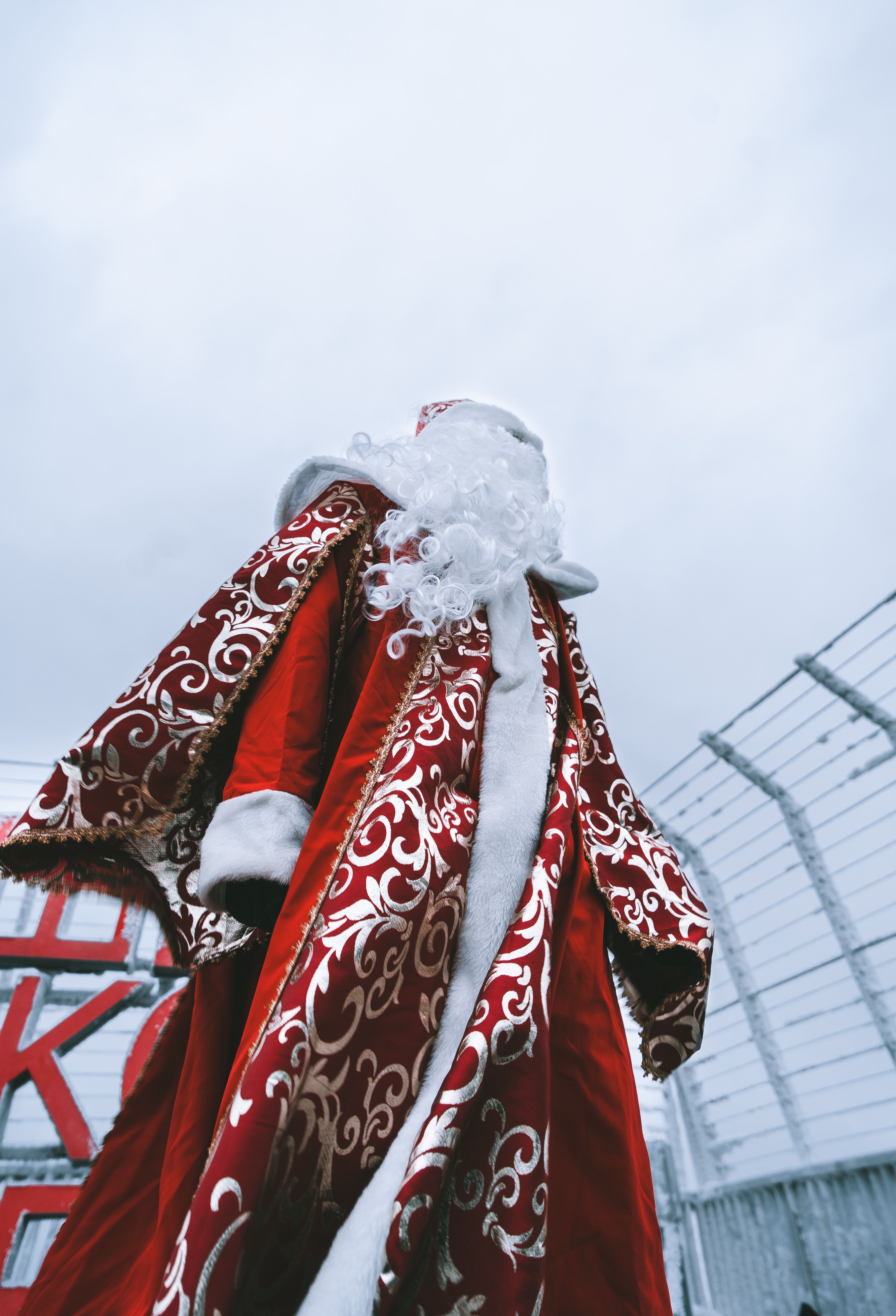 Low Angle Shot of Santa Claus · Free Stock Photo