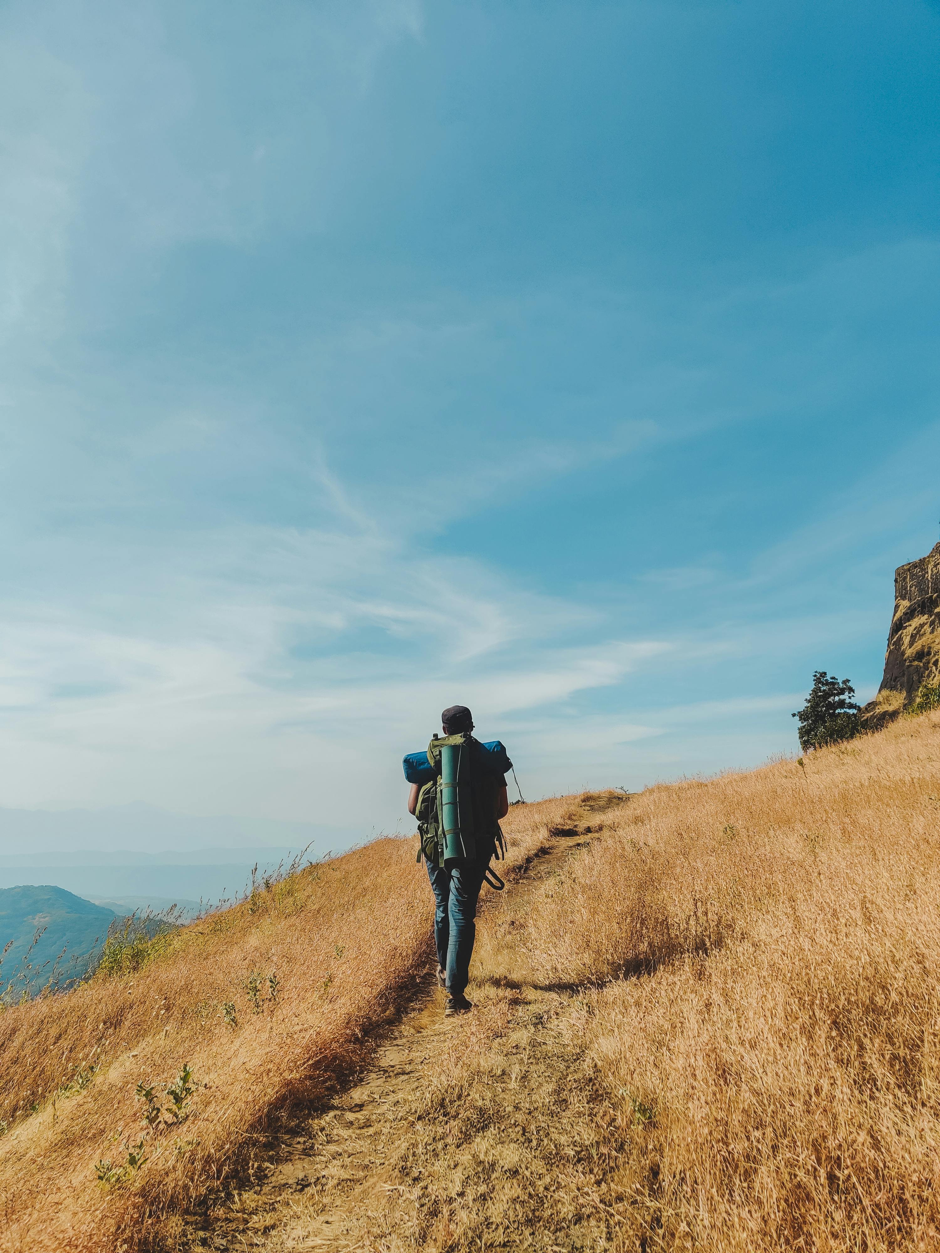 Photo of People Hiking on Mountain · Free Stock Photo