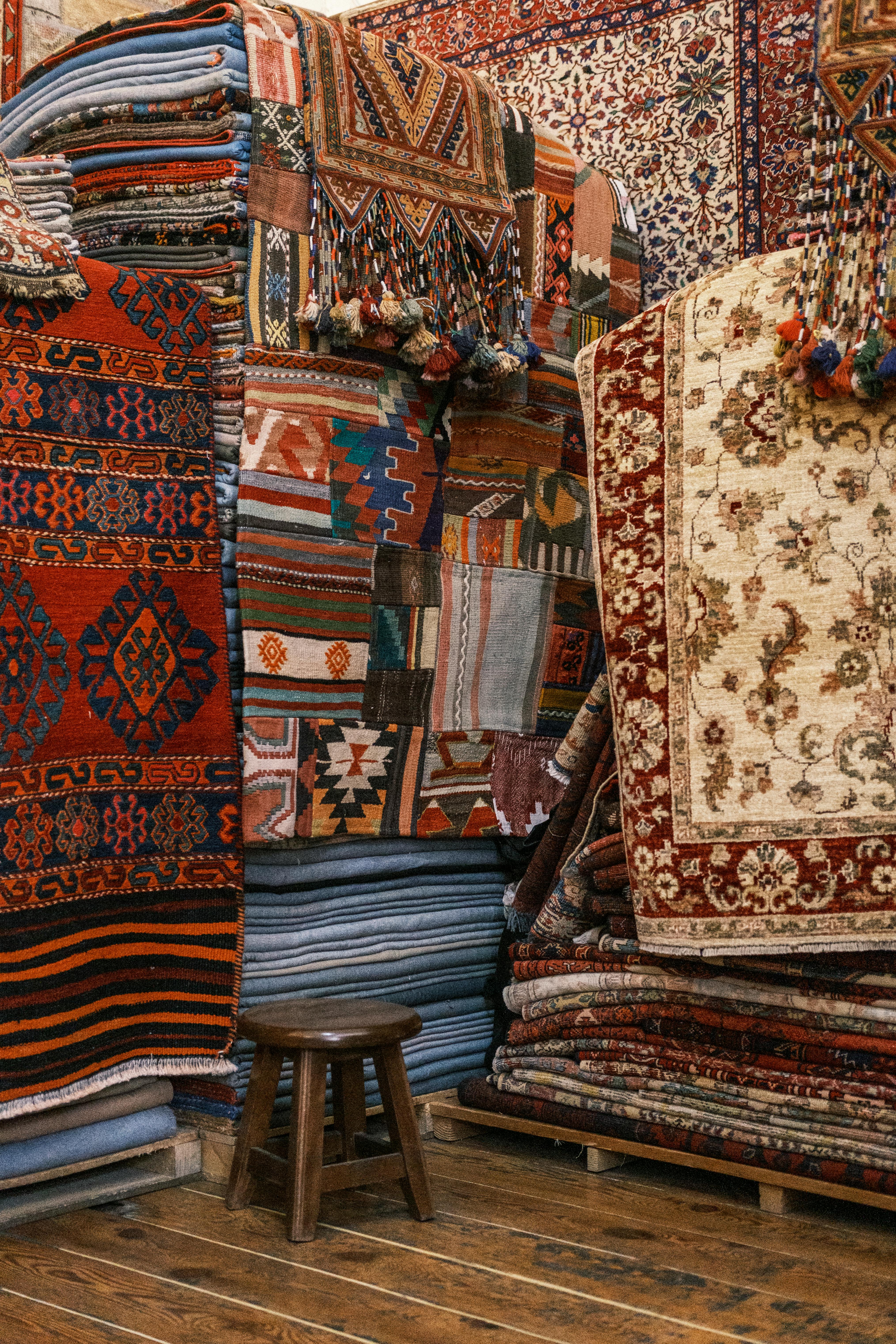 Stacks of Carpets · Free Stock Photo