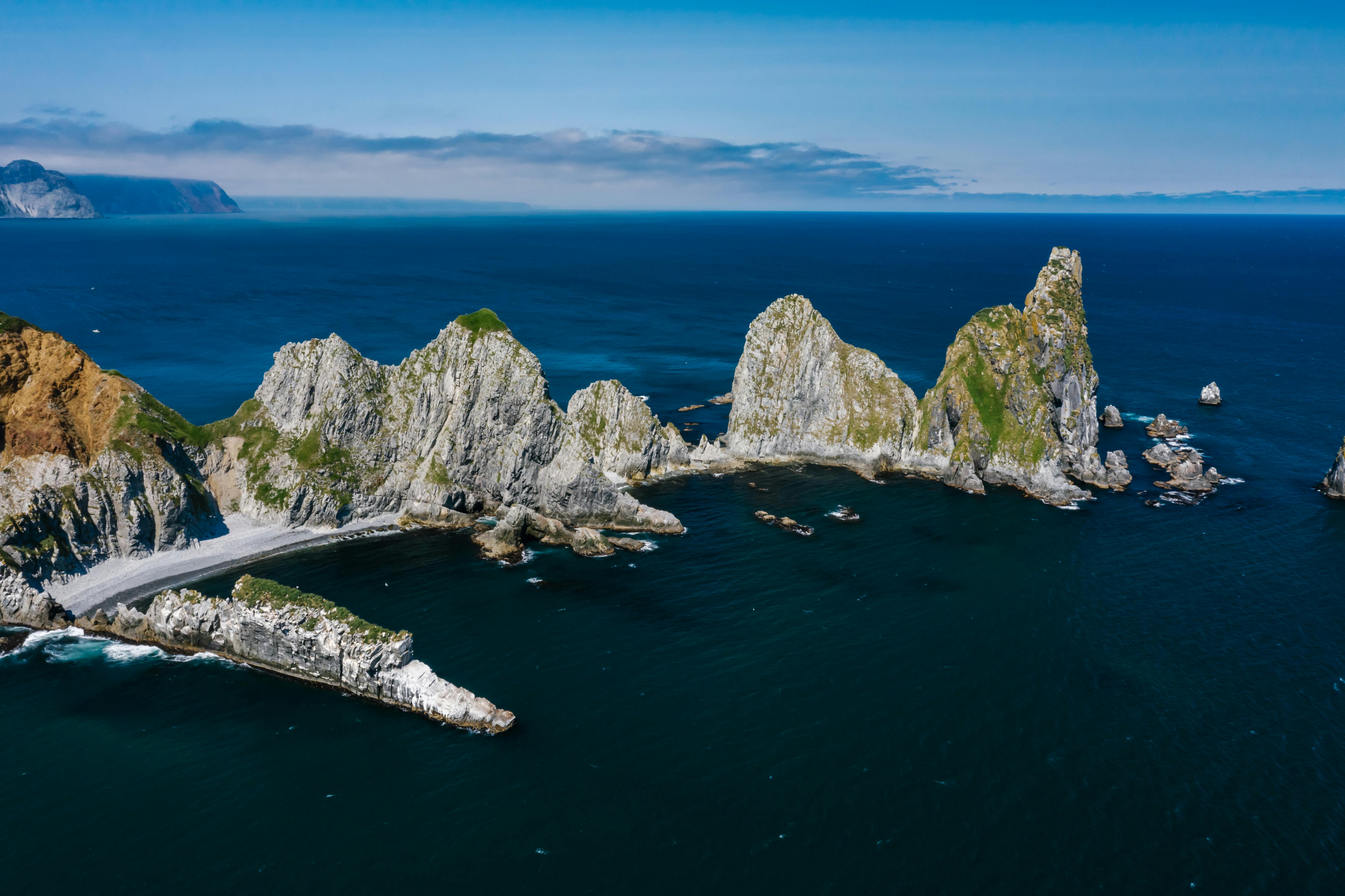 Rock Formations on Sea Coast · Free Stock Photo