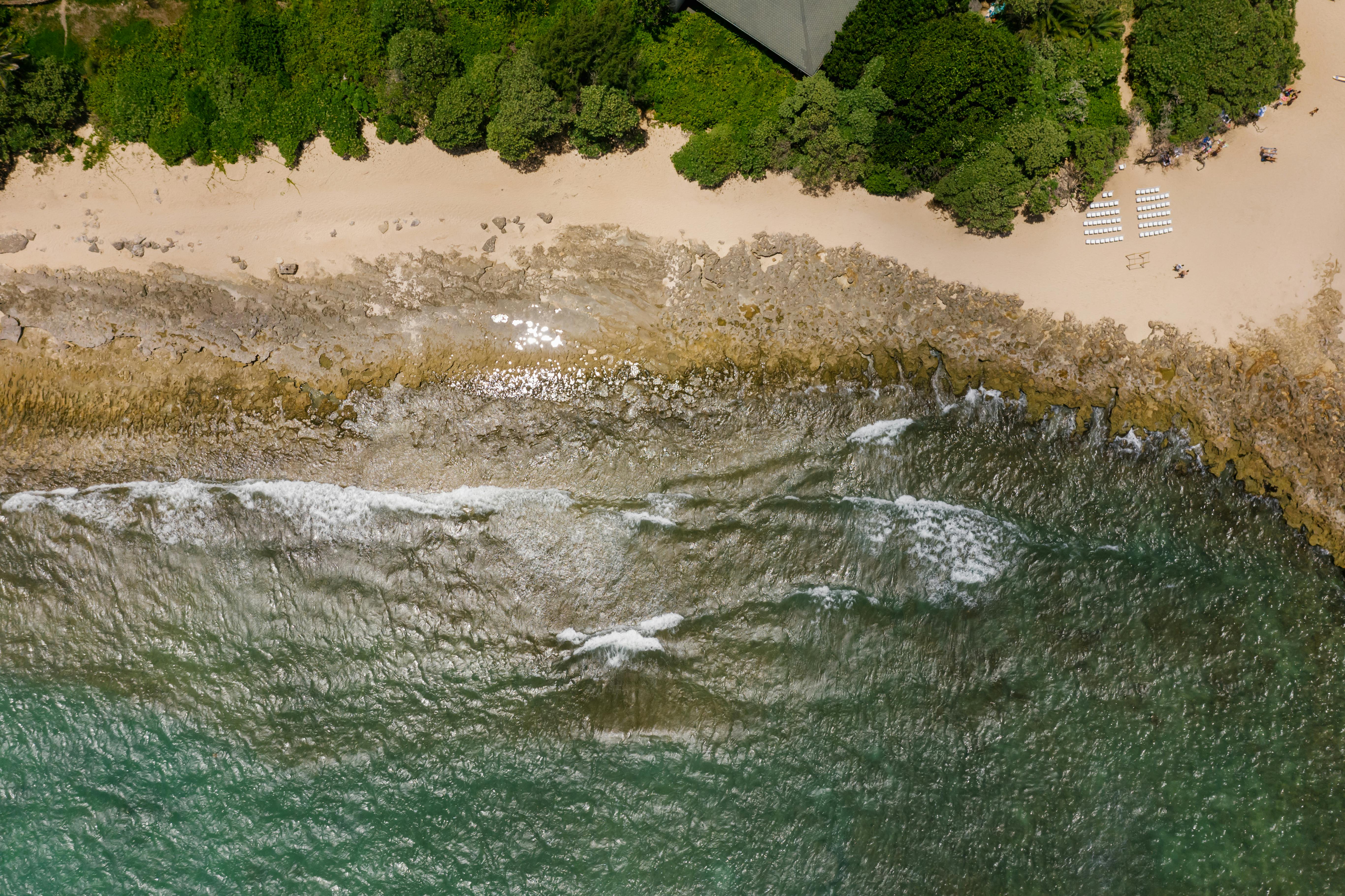 Aerial Photography of a Beach · Free Stock Photo