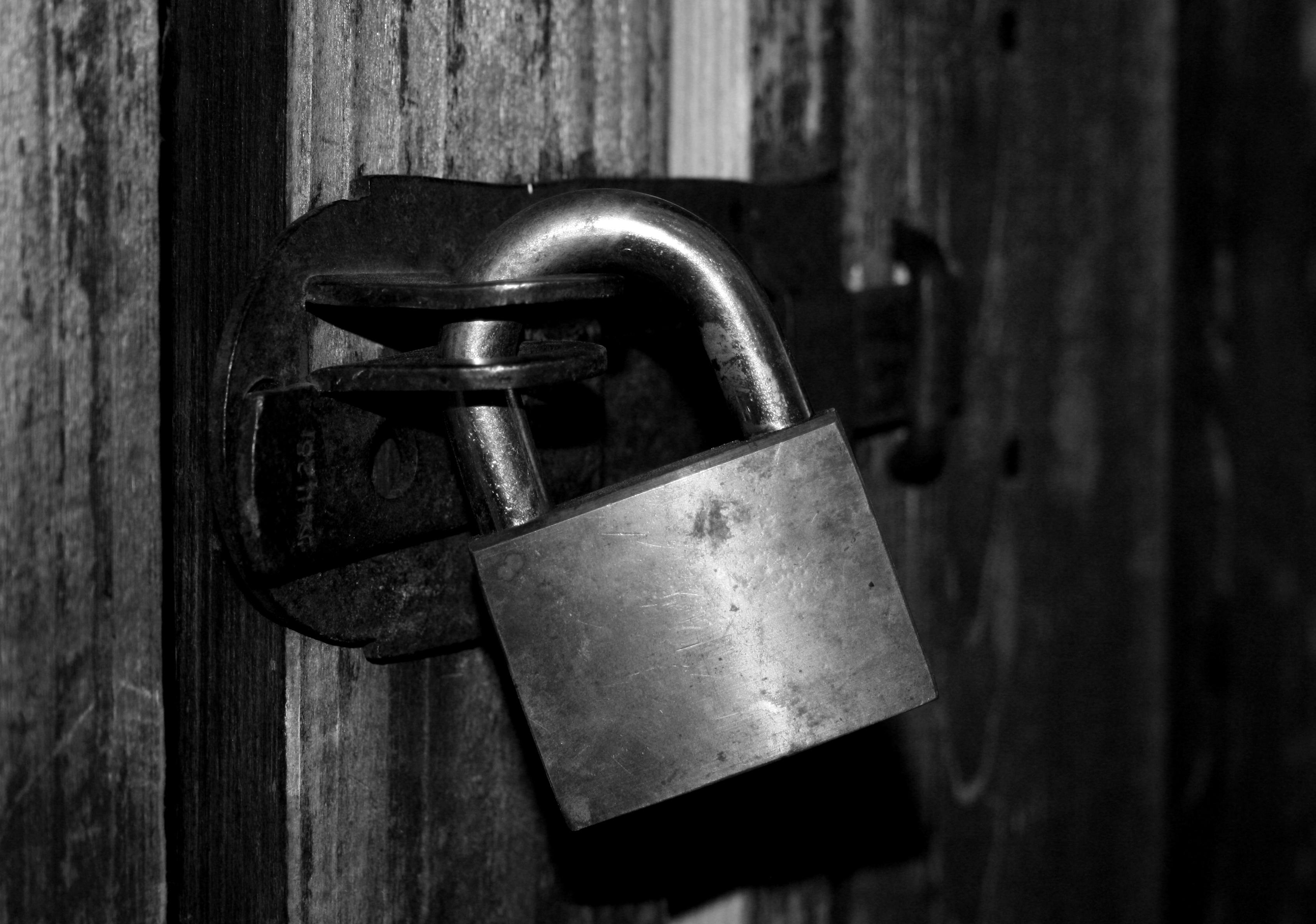 Free stock photo of padlock