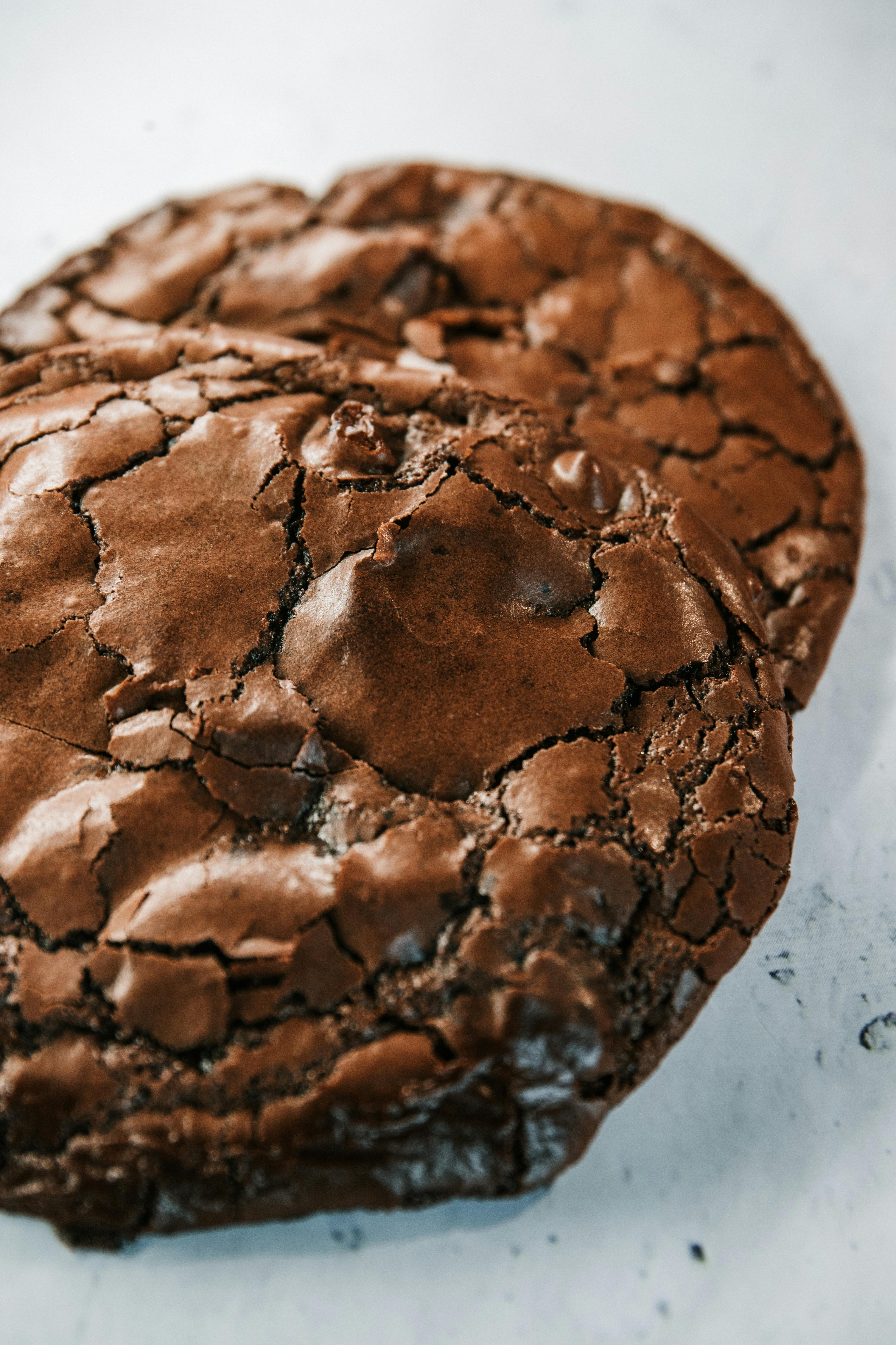 Macro Photography of Pile of 3 Cookie · Free Stock Photo