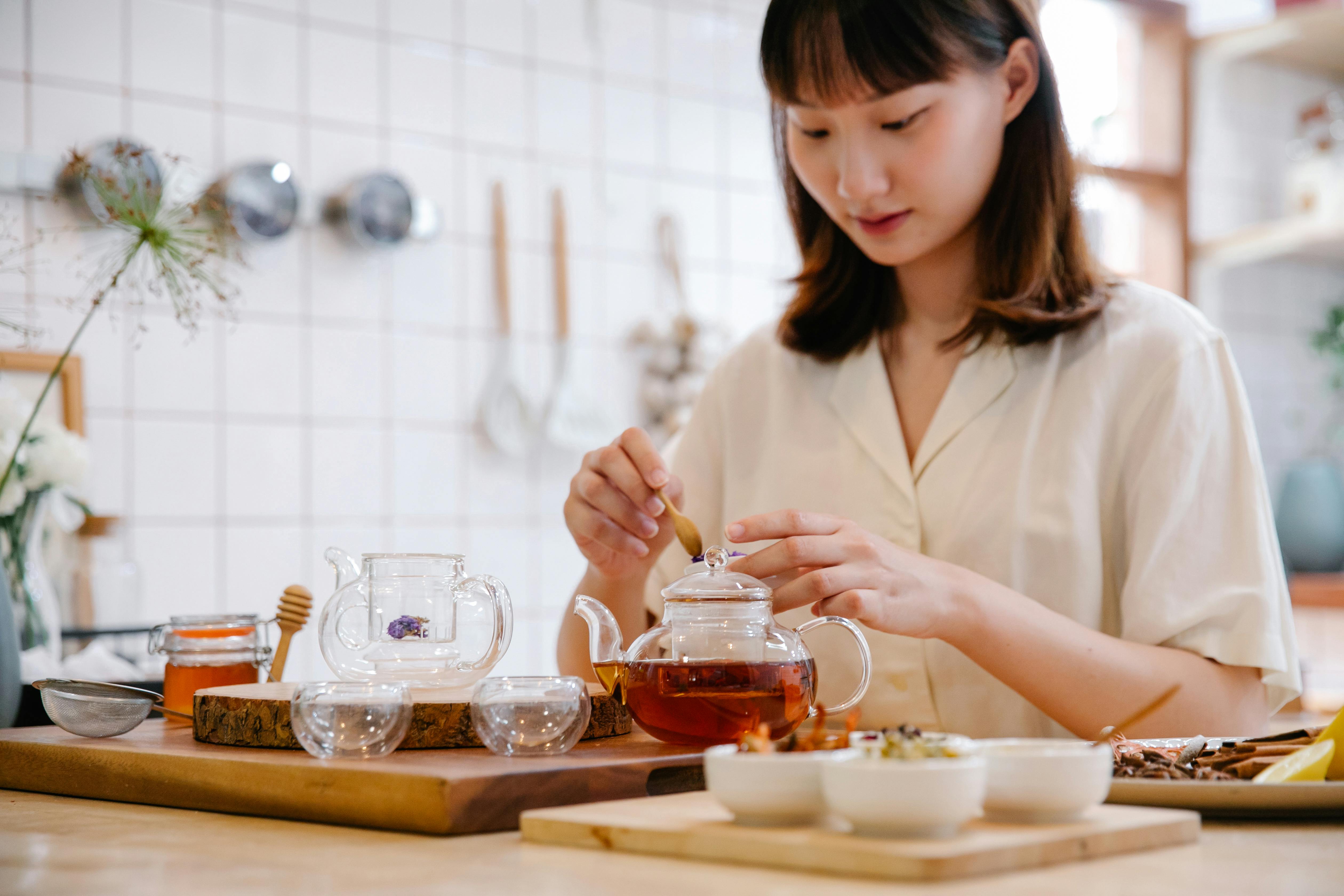 Woman Making Tea · Free Stock Photo