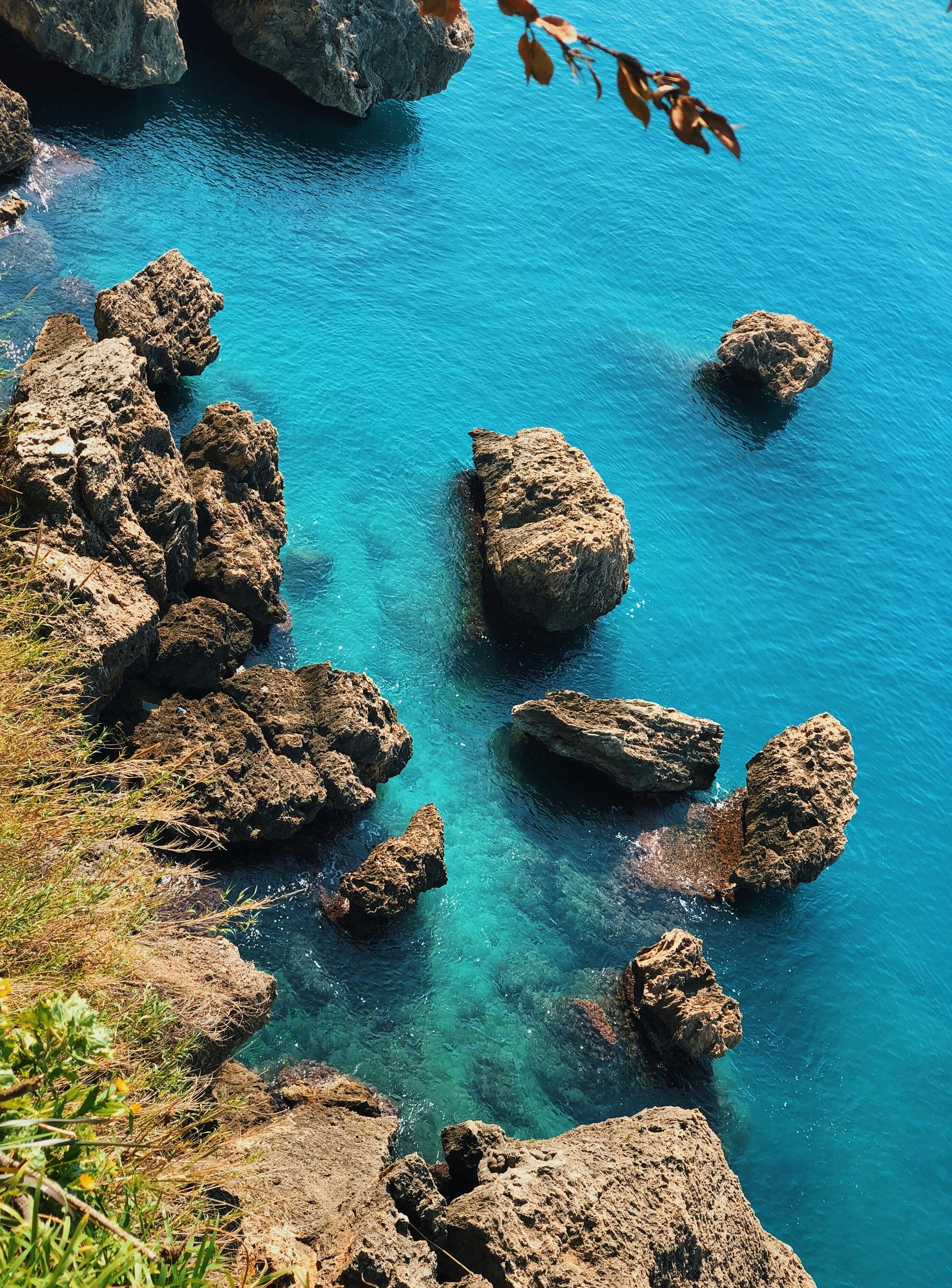 Aerial View of Grand Roques Town on an Island in Venezuela · Free Stock ...