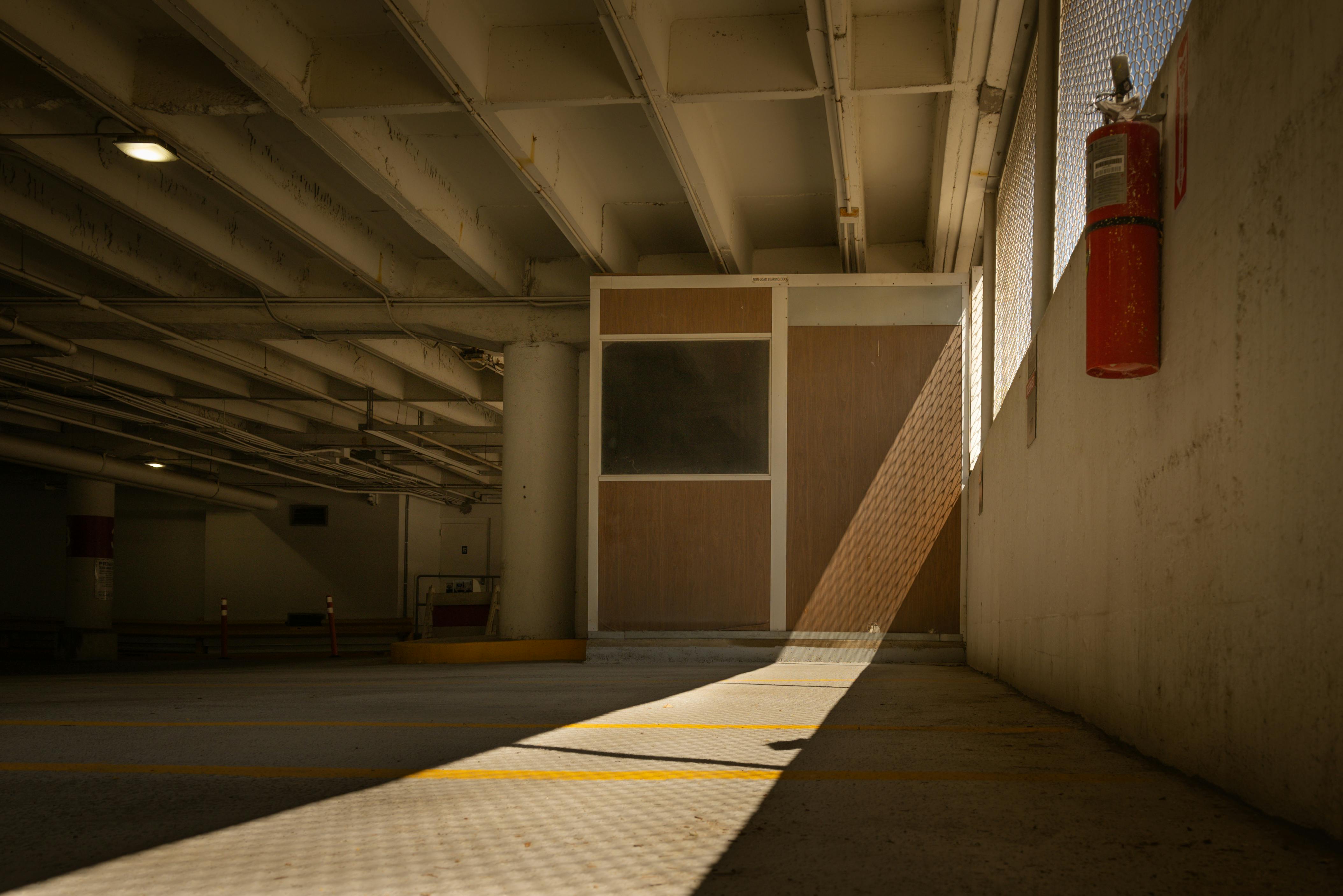 Interior of a Multi-storey Car Park · Free Stock Photo