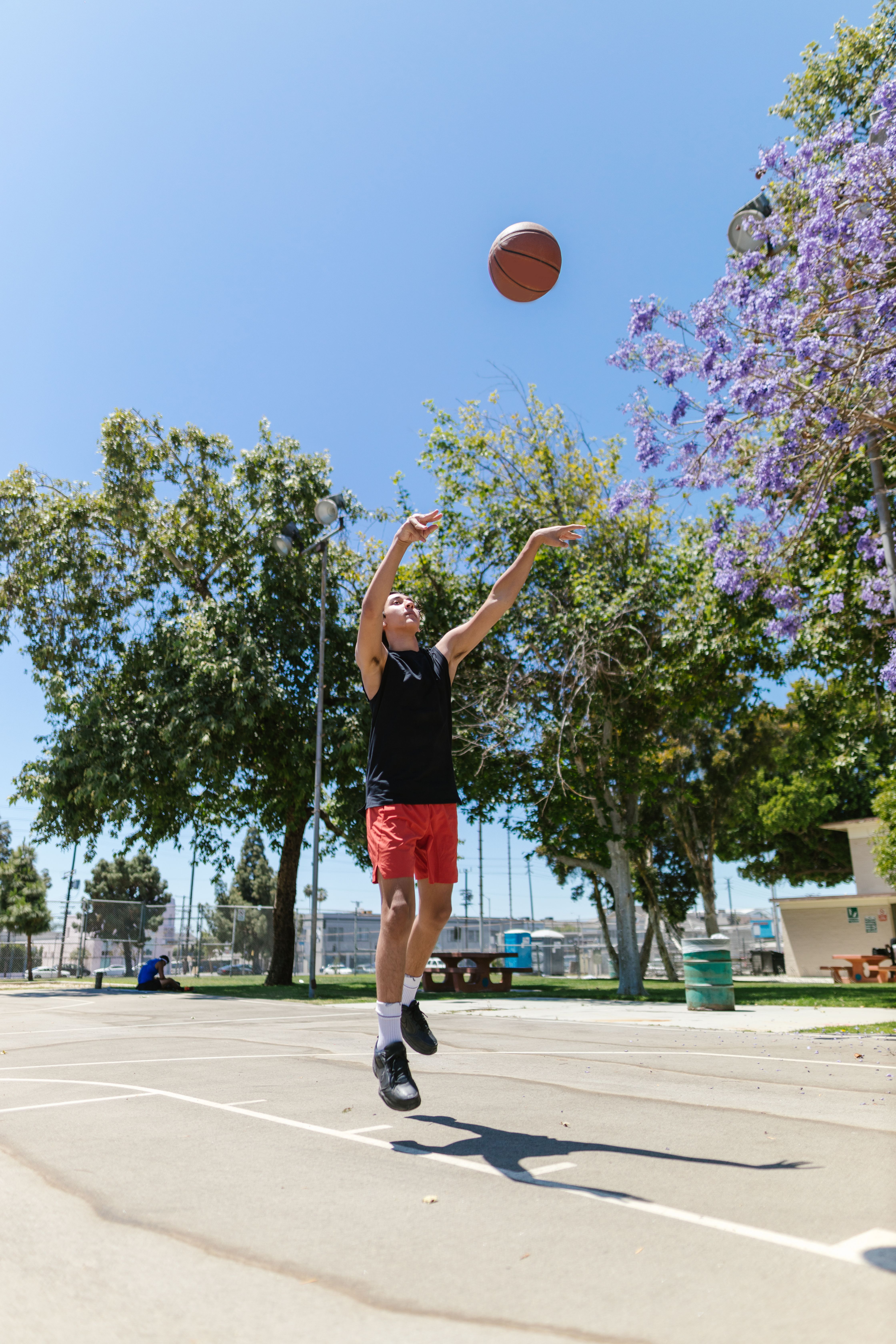Man shooting a Basketball · Free Stock Photo