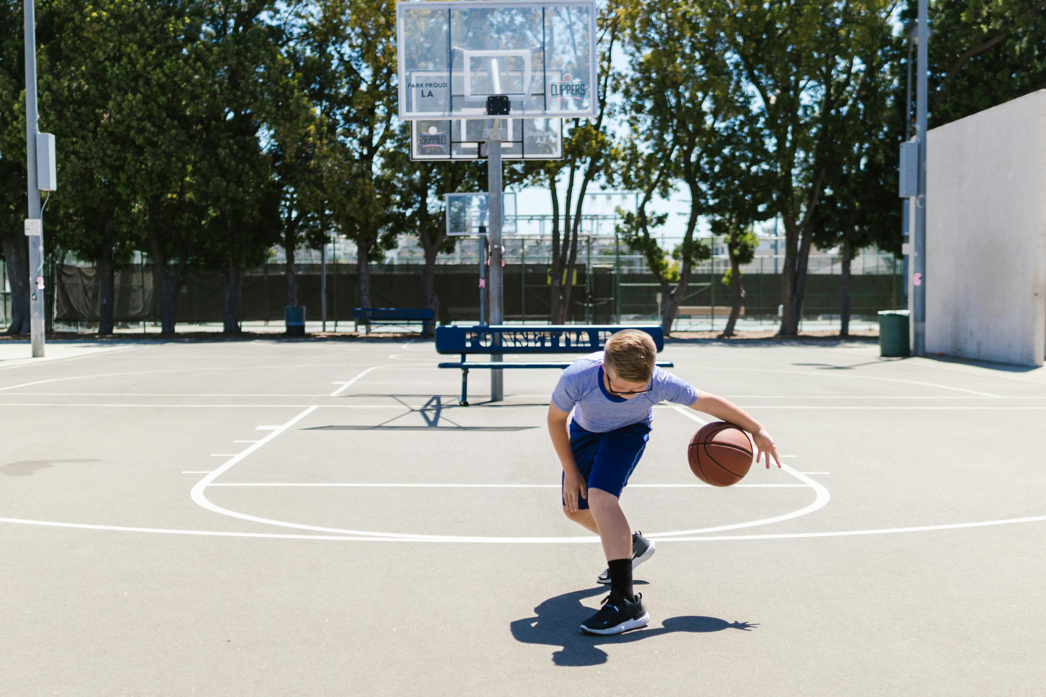 Kids Playing Basketball · Free Stock Photo