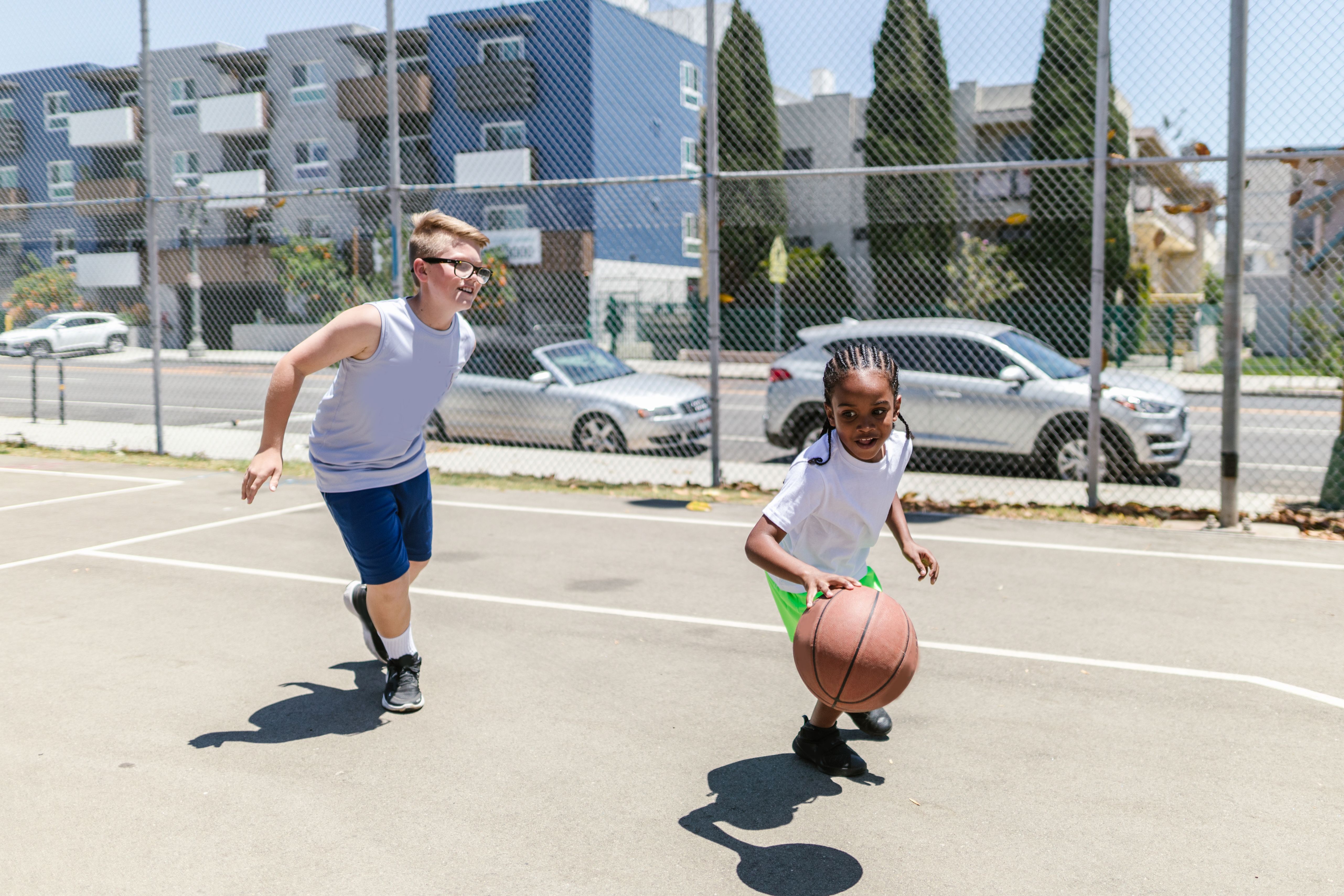 Children Playing Basketball · Free Stock Photo