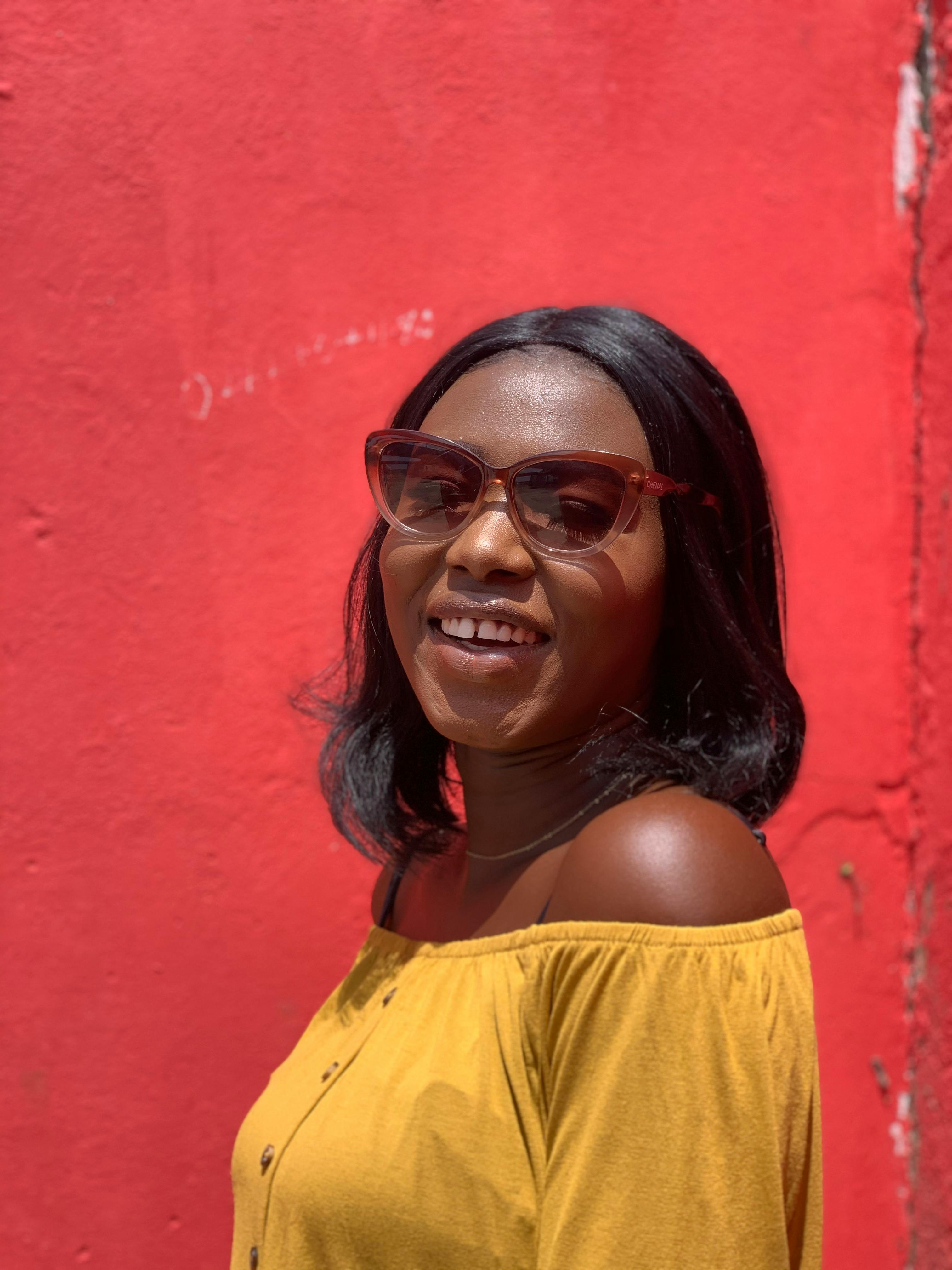 Portrait of a Woman Smiling · Free Stock Photo