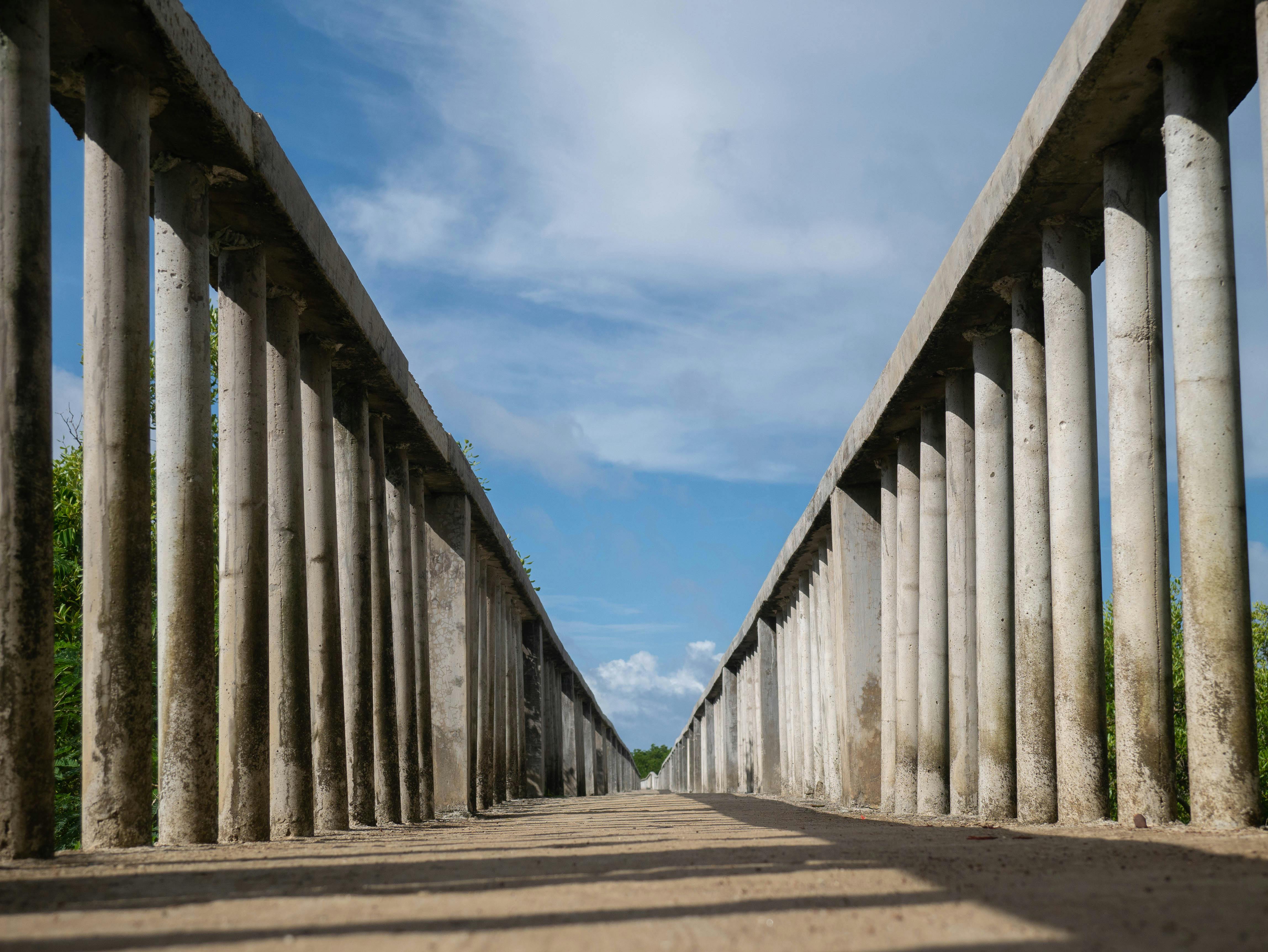 Concrete Bridge with Railing · Free Stock Photo