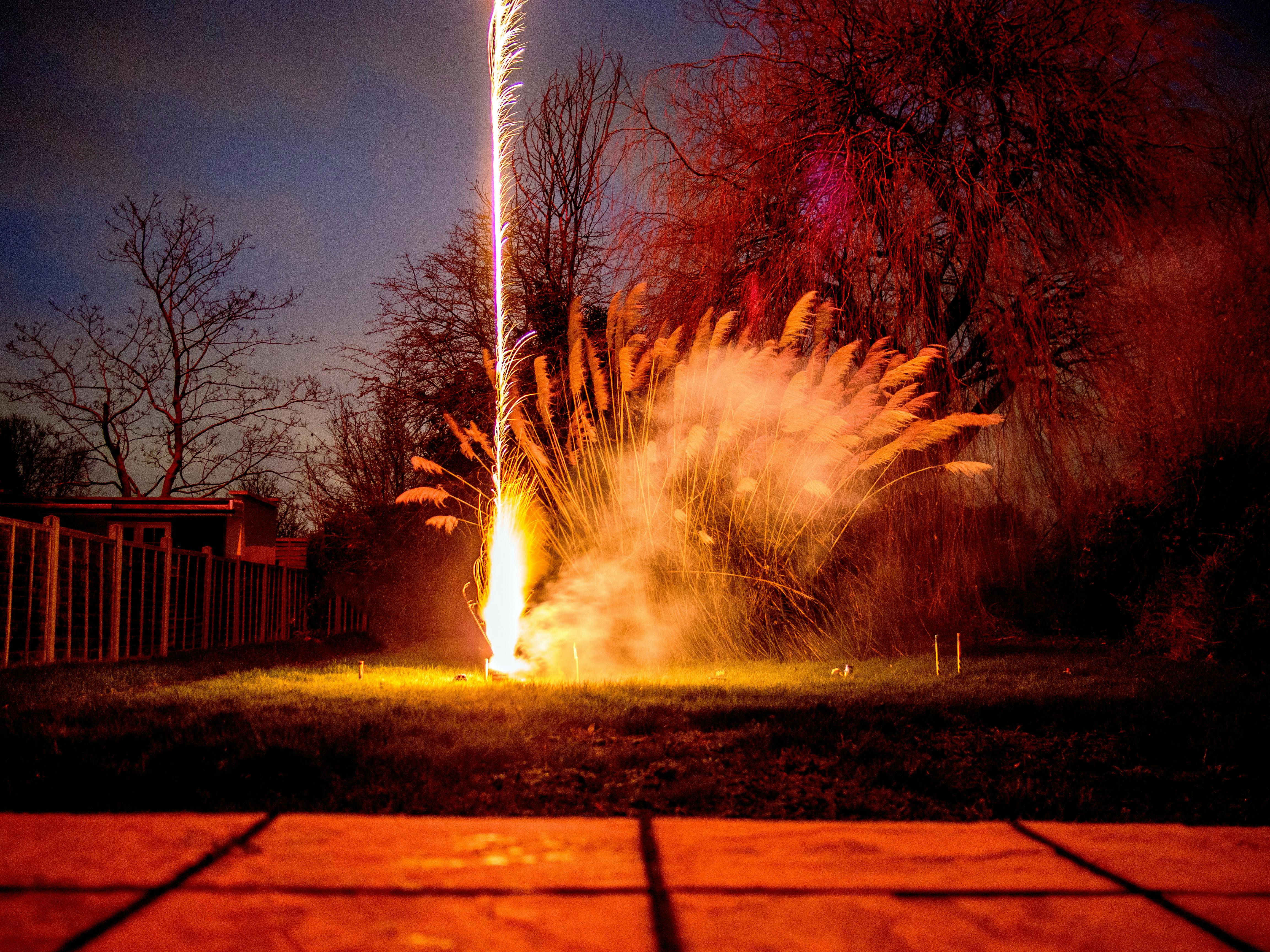 Time Lapse Photography of Firework during Nighttime · Free Stock Photo