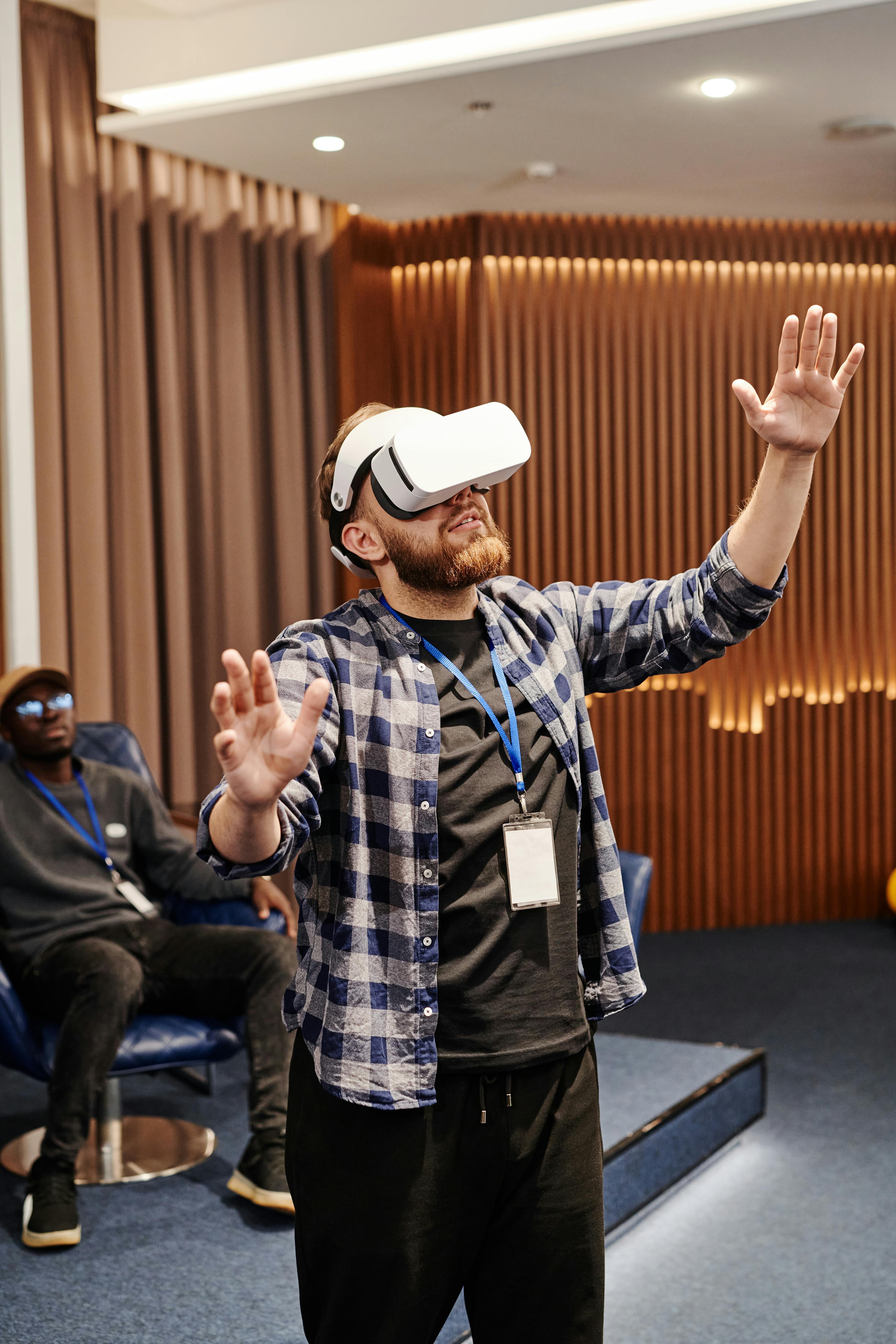 Man Using VR Goggles · Free Stock Photo