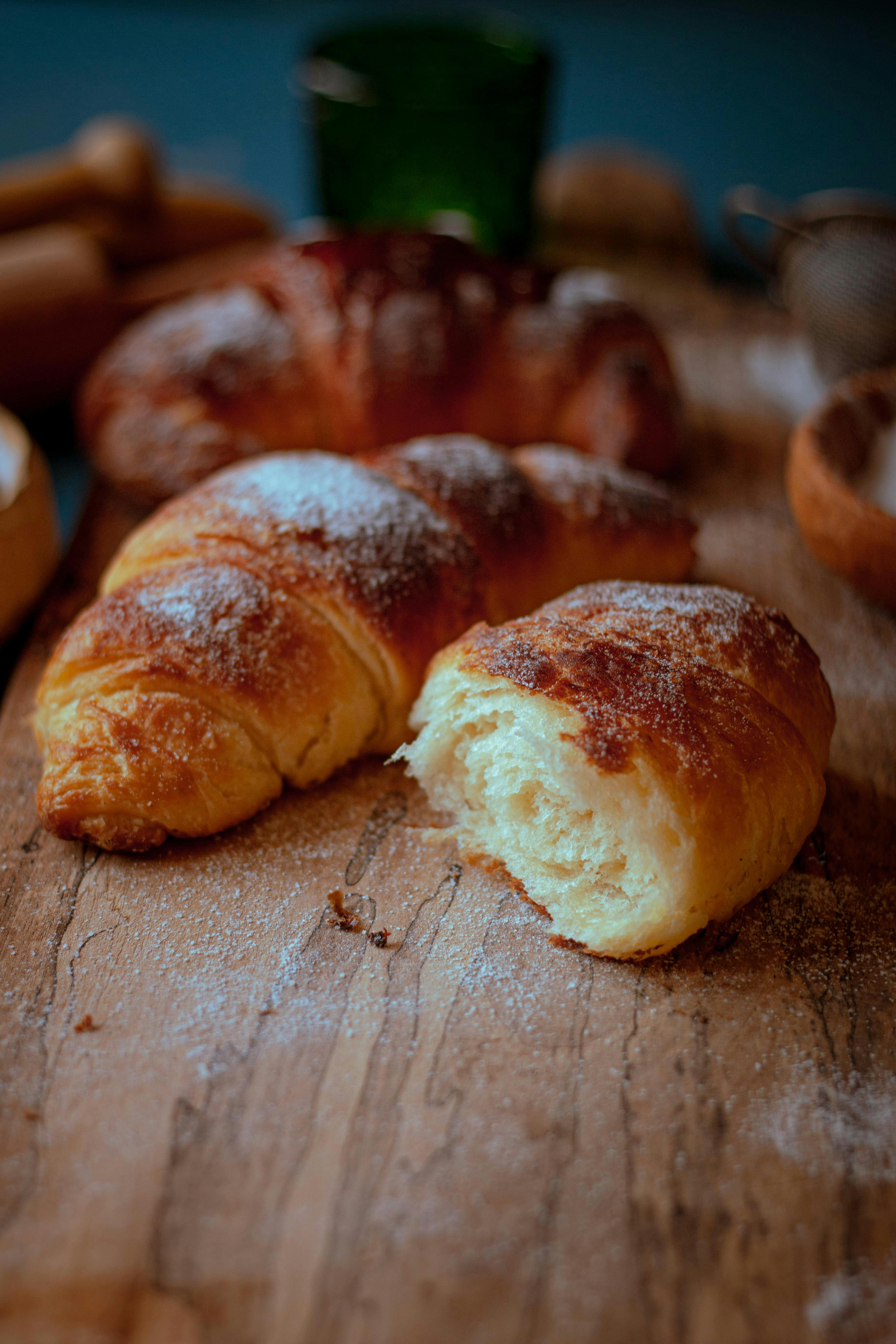 Close-up of Vanilla Concha Bread · Free Stock Photo