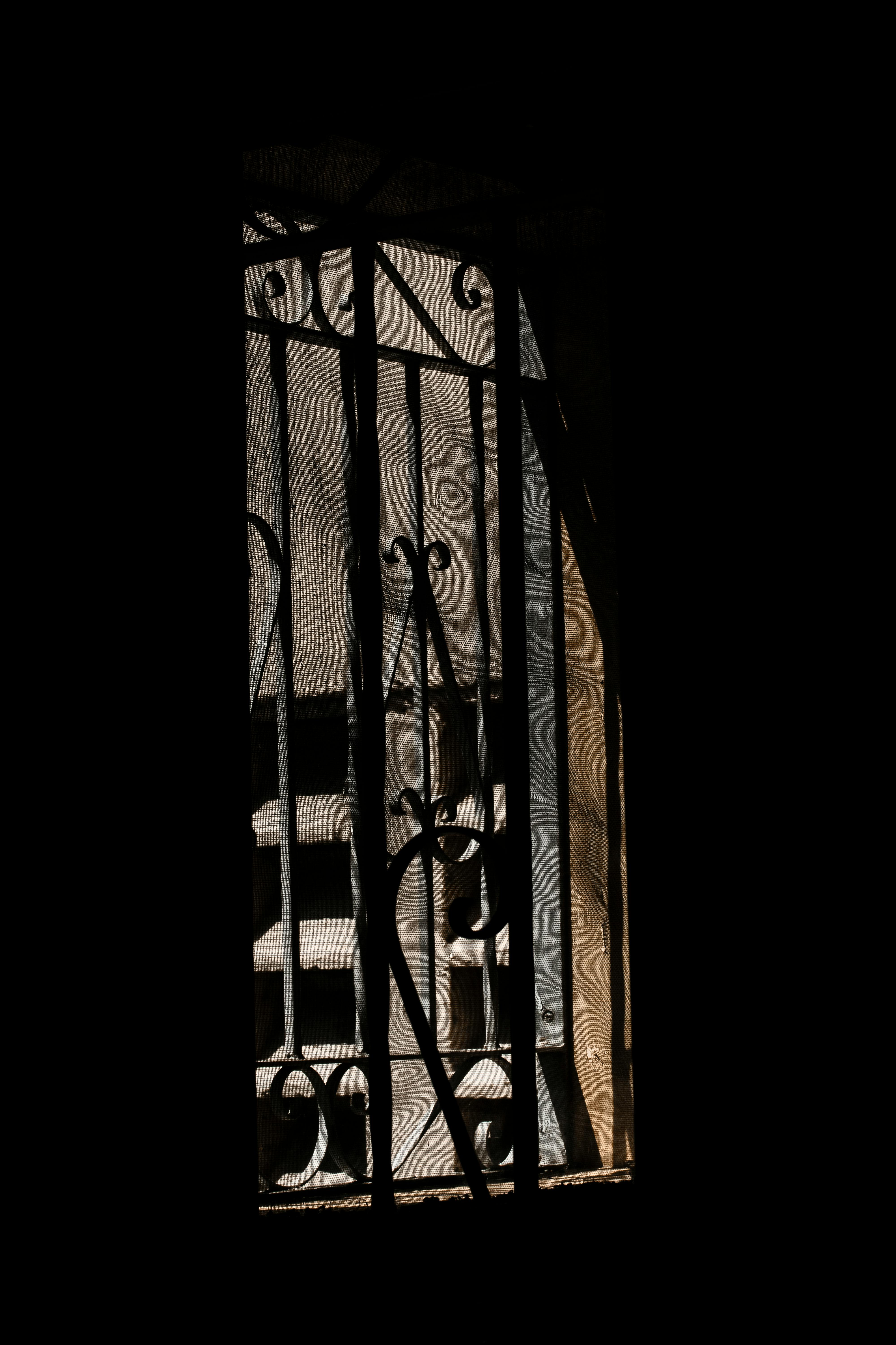 Black Metal Window Grill · Free Stock Photo