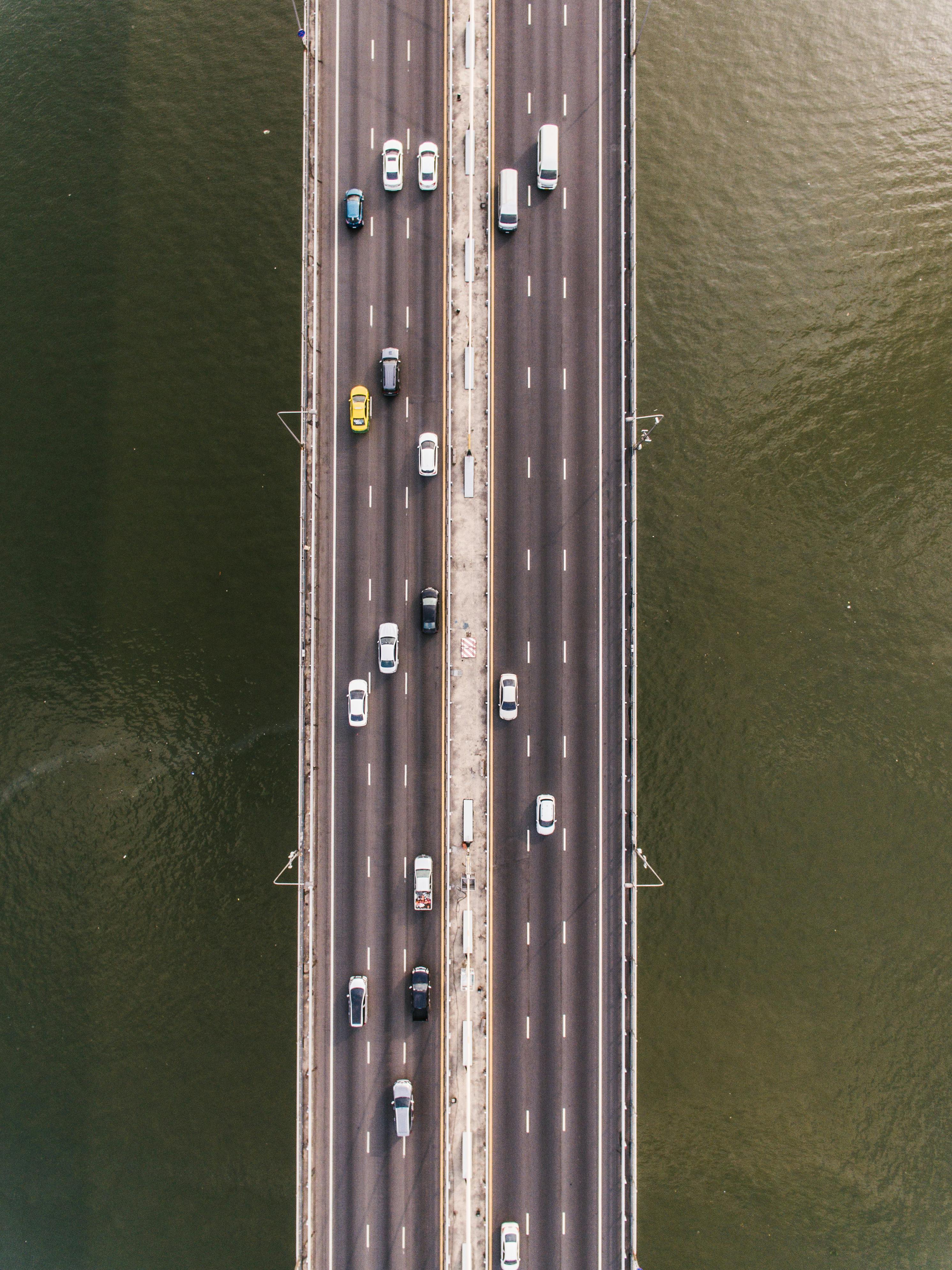 Aerial Shot of a Bridge · Free Stock Photo