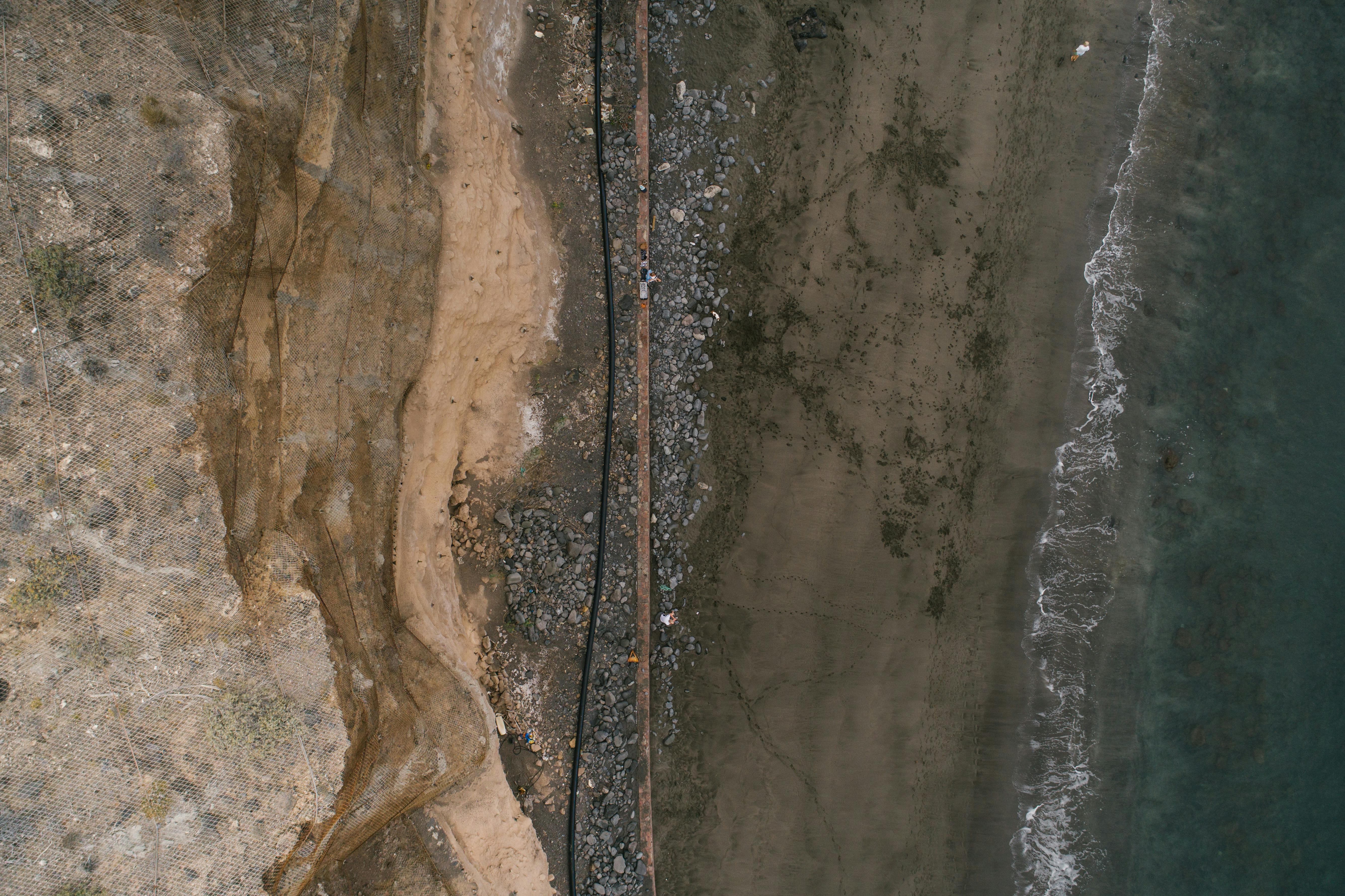 Top View of Coast · Free Stock Photo