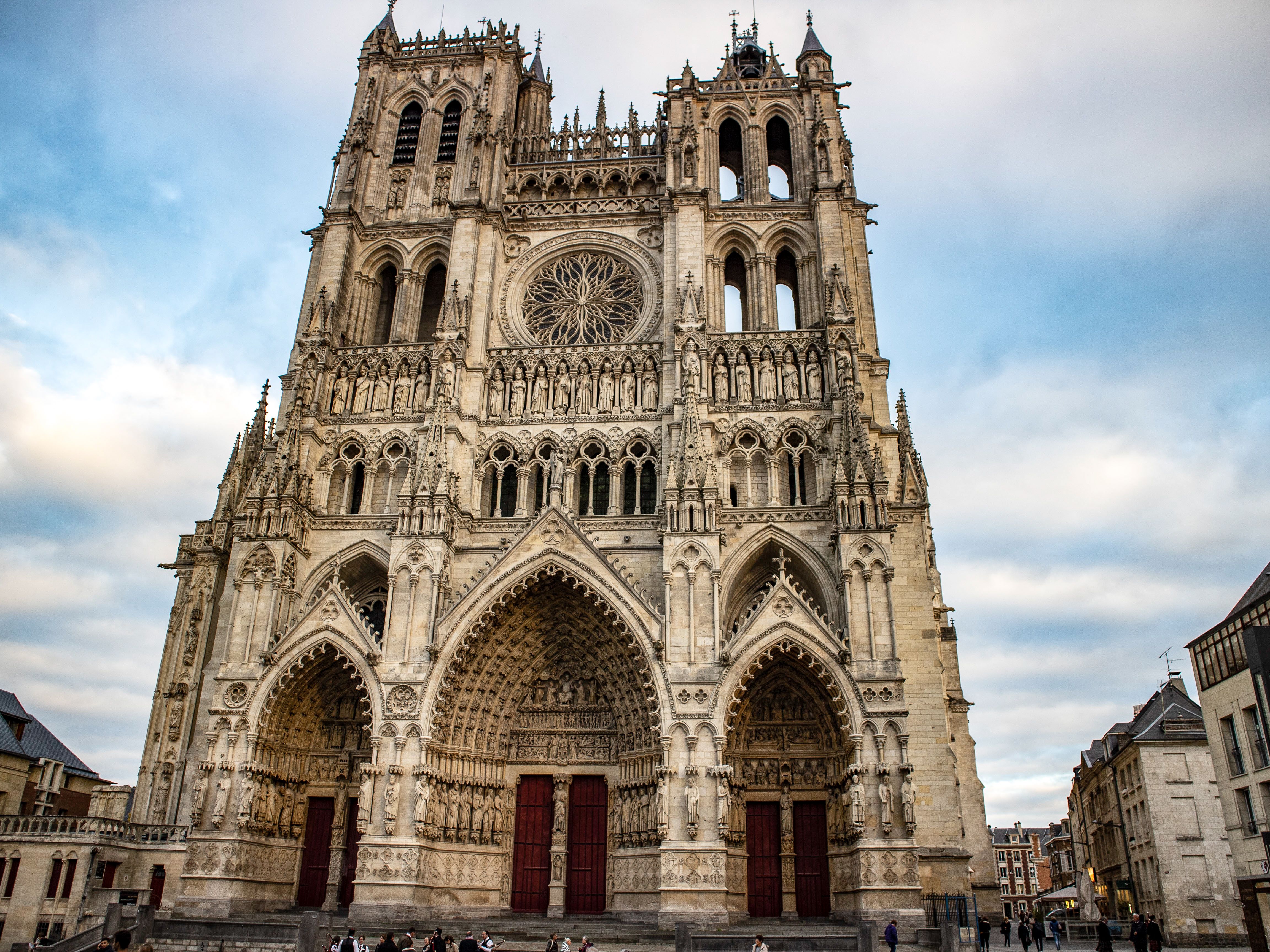The Famous Amiens Cathedral in France · Free Stock Photo