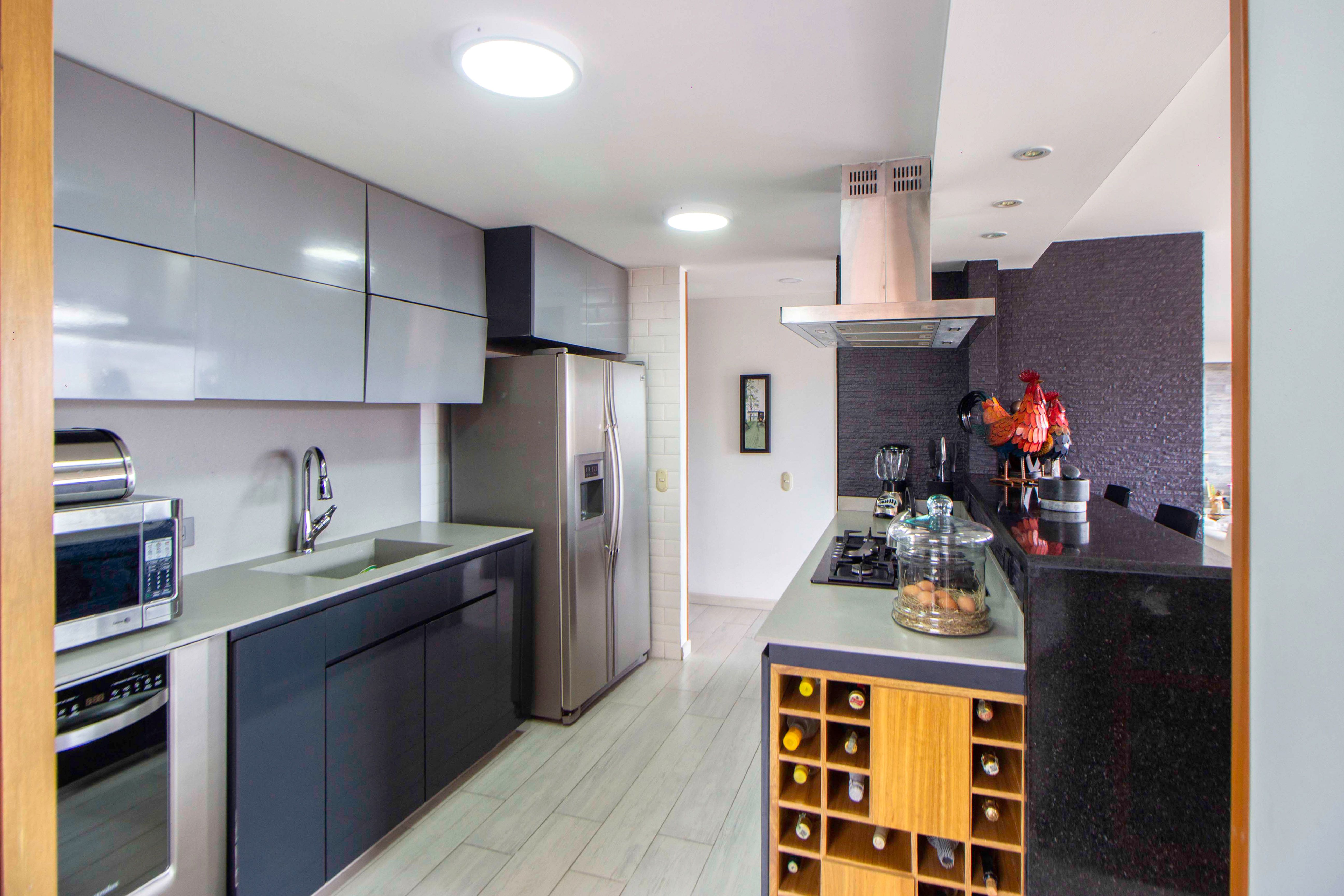 Kitchen With Furniture and Appliances · Free Stock Photo