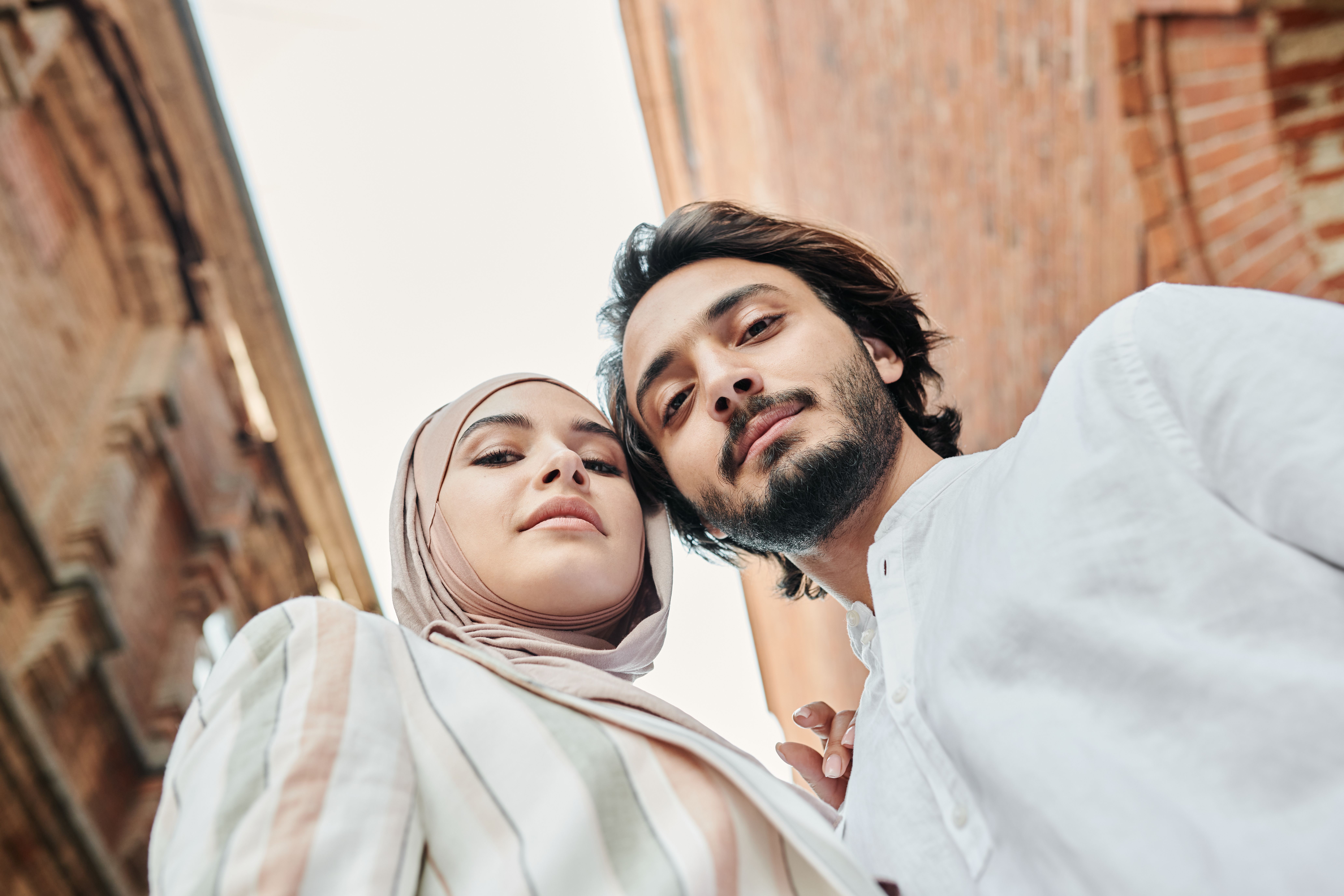 Couple Looking Down · Free Stock Photo