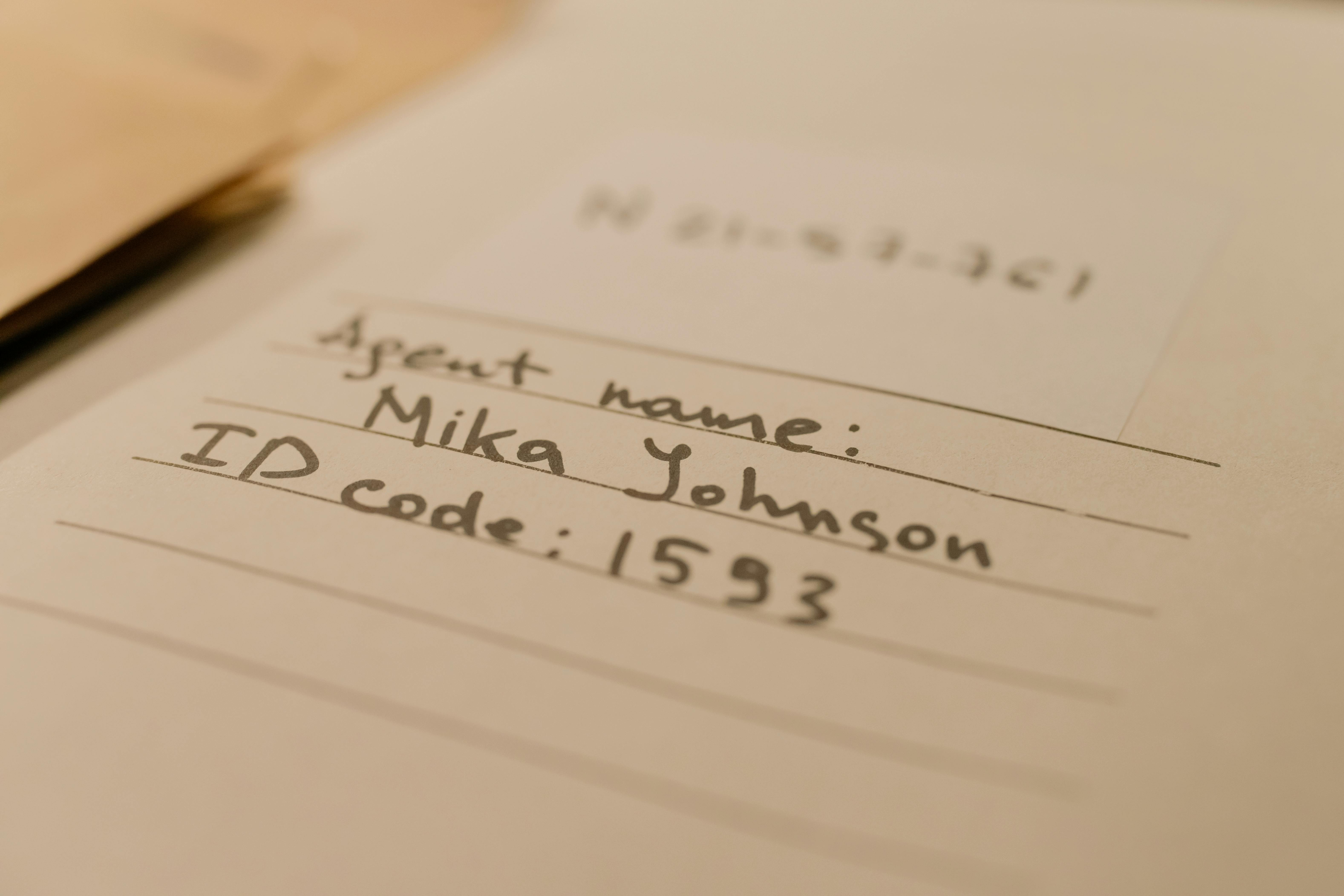 Handwritten Text on a Notebook · Free Stock Photo